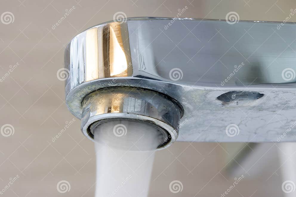 Water Flowing from a Water Tap, Macro View Stock Photo - Image of ... Water Flowing from a Water Tap, Macro View Stock Photo - Image of ...