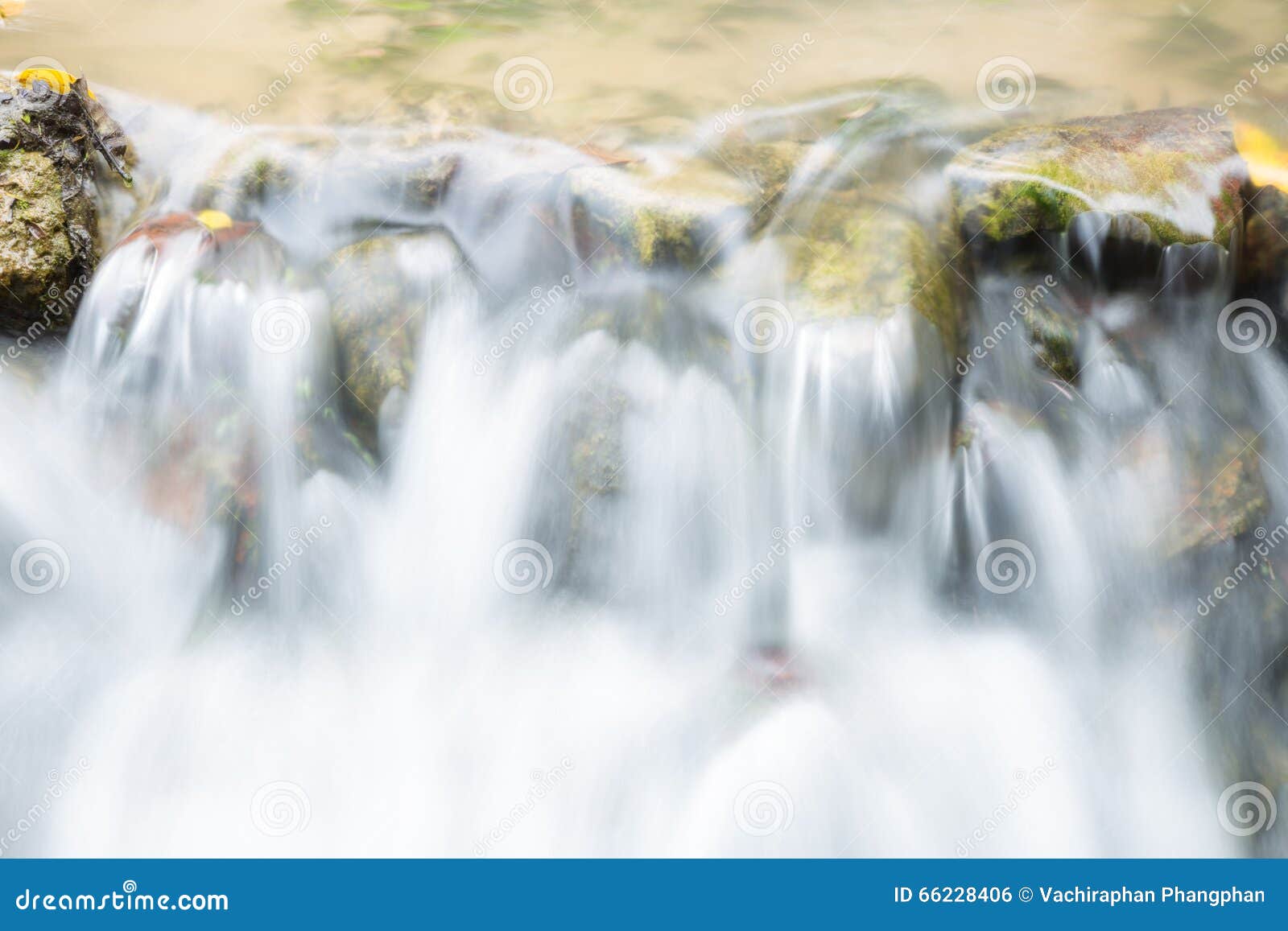 Water flows down stock photo. Image of clear, rush, cascade - 66228406