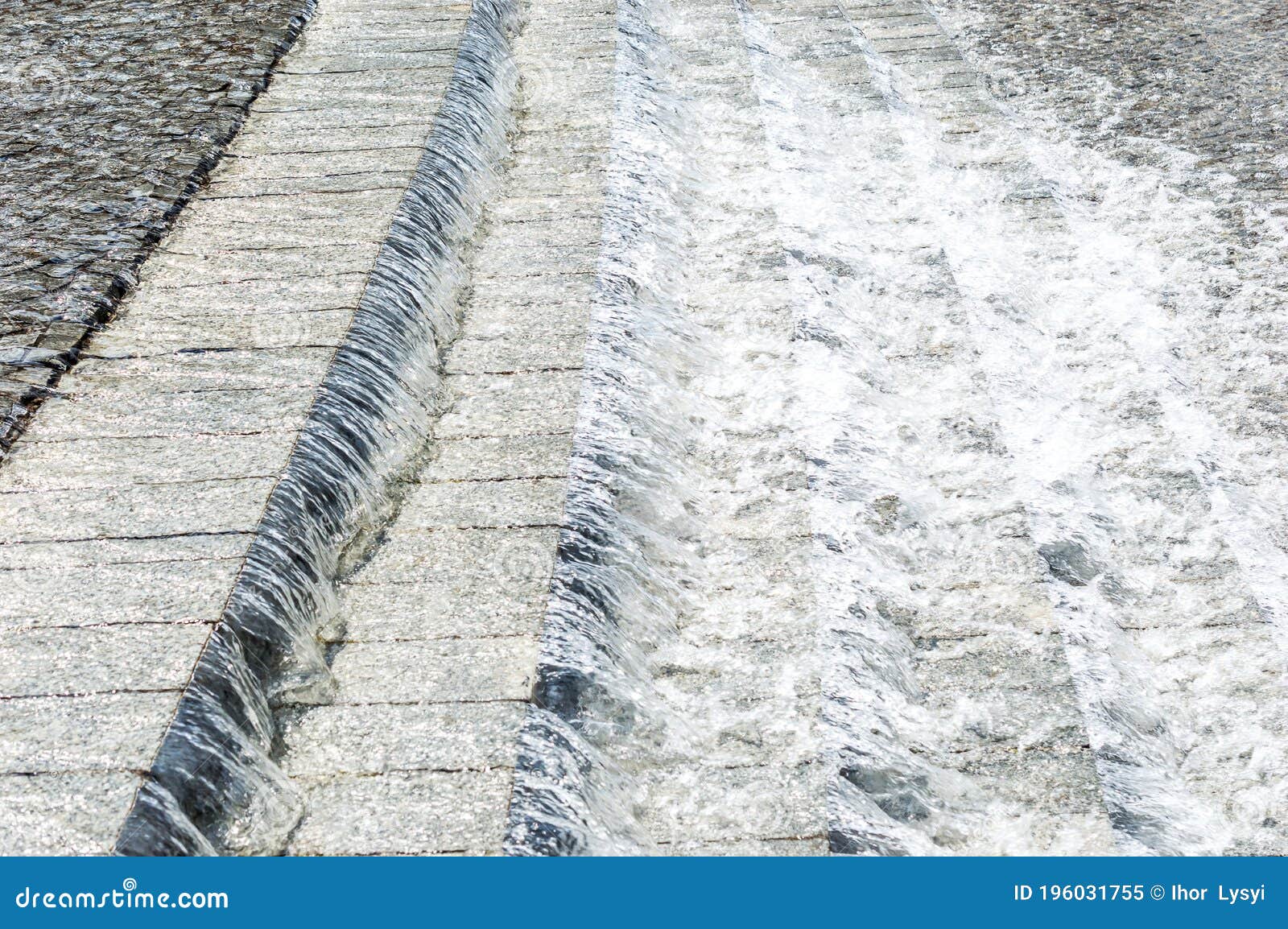 Water Flows Down the Stairs Stock Image - Image of nature, falling ...