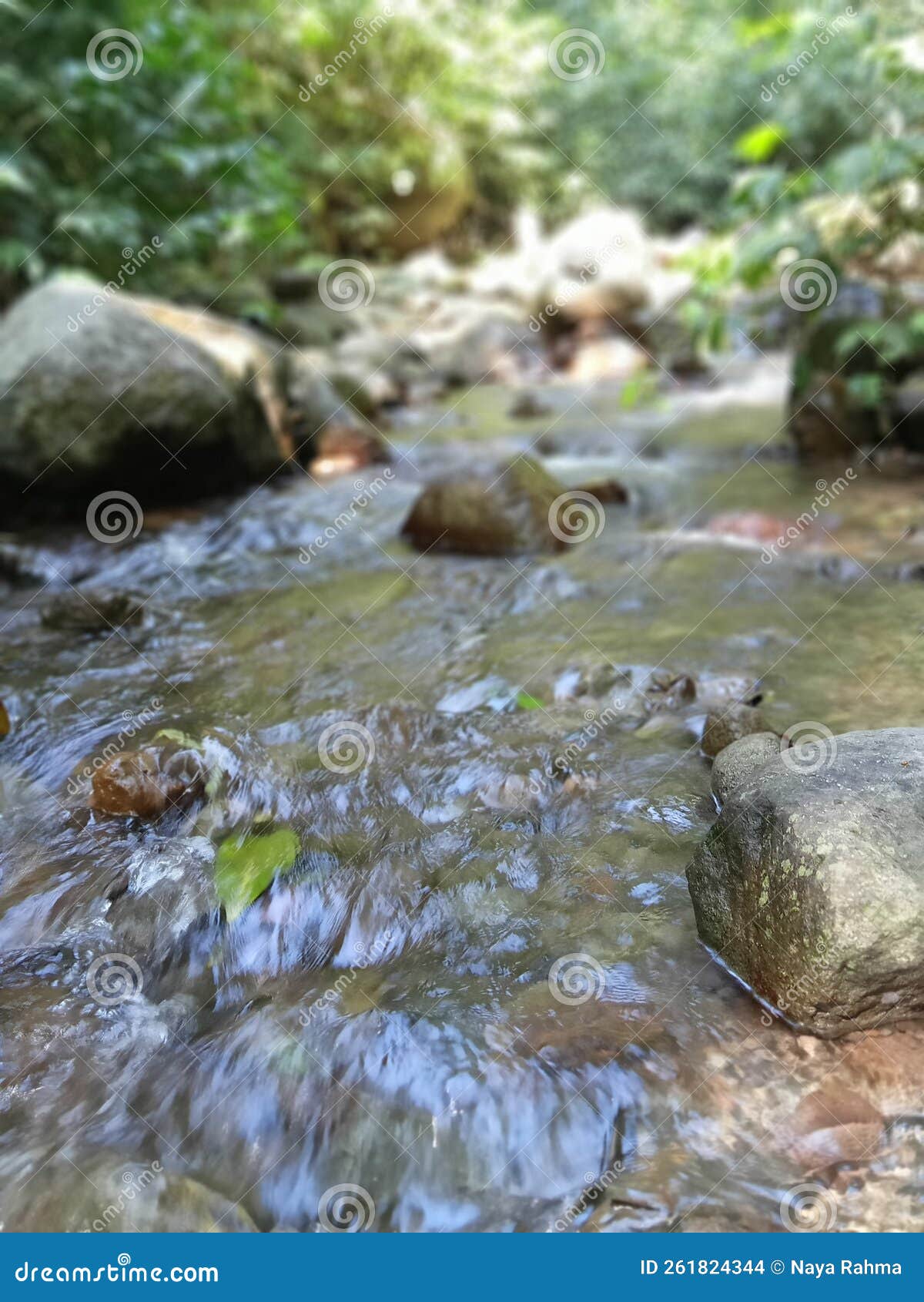 Water Flows between Rocks in Natural River Stock Photo - Image of rocks ...
