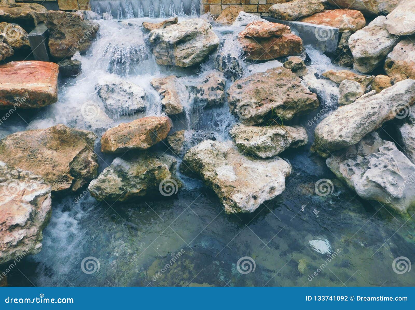 Water flows stock photo. Image of rocks, running, river - 133741092