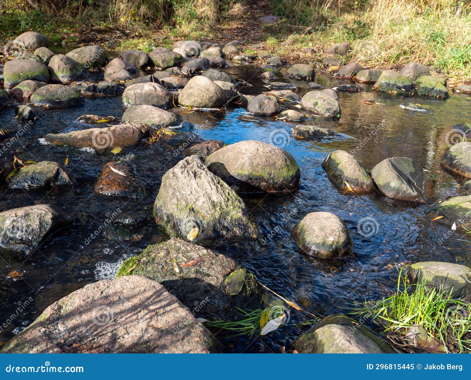Water Flows among the Stones. Stock Image - Image of mountain, outdoors ...