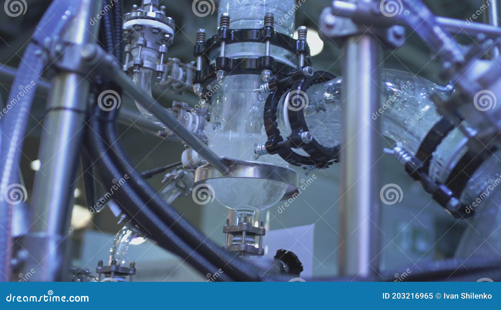 Water Flows in a Transparent Pipe. Transparent Pipe To Show Water Flows ...