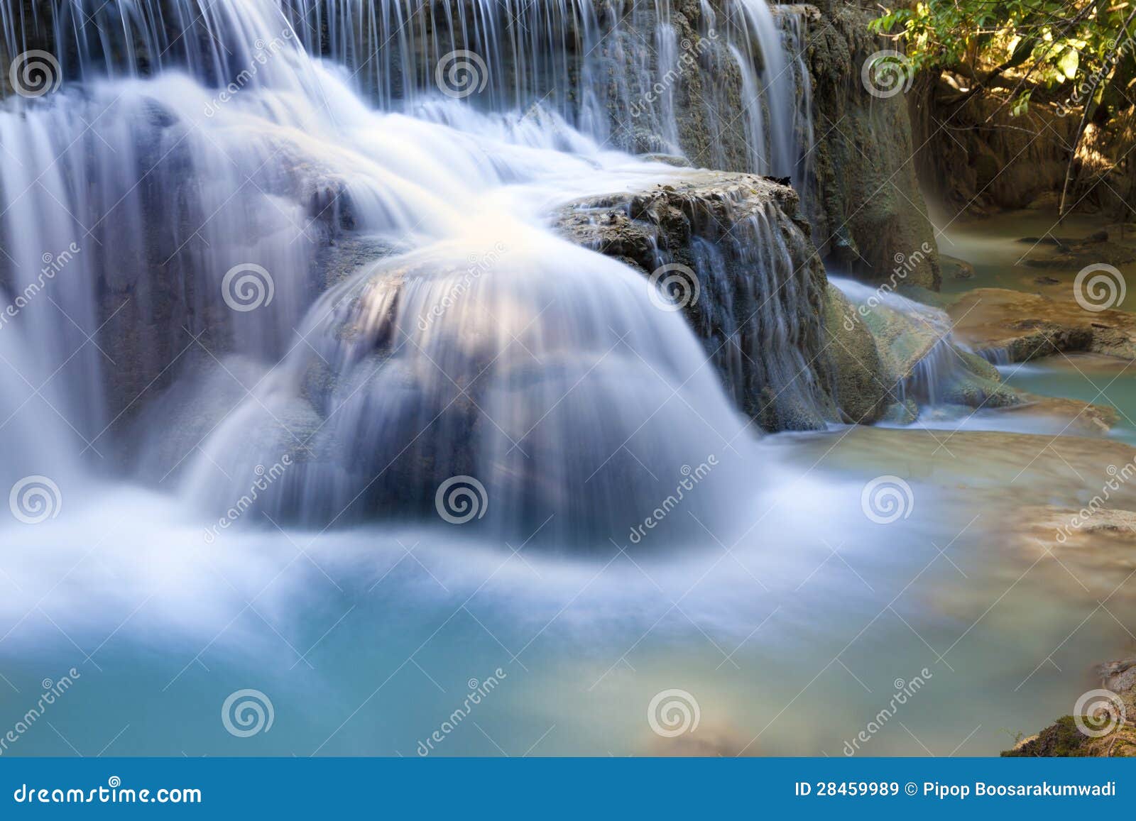 Water flows - waterfall stock image. Image of motion - 28459989