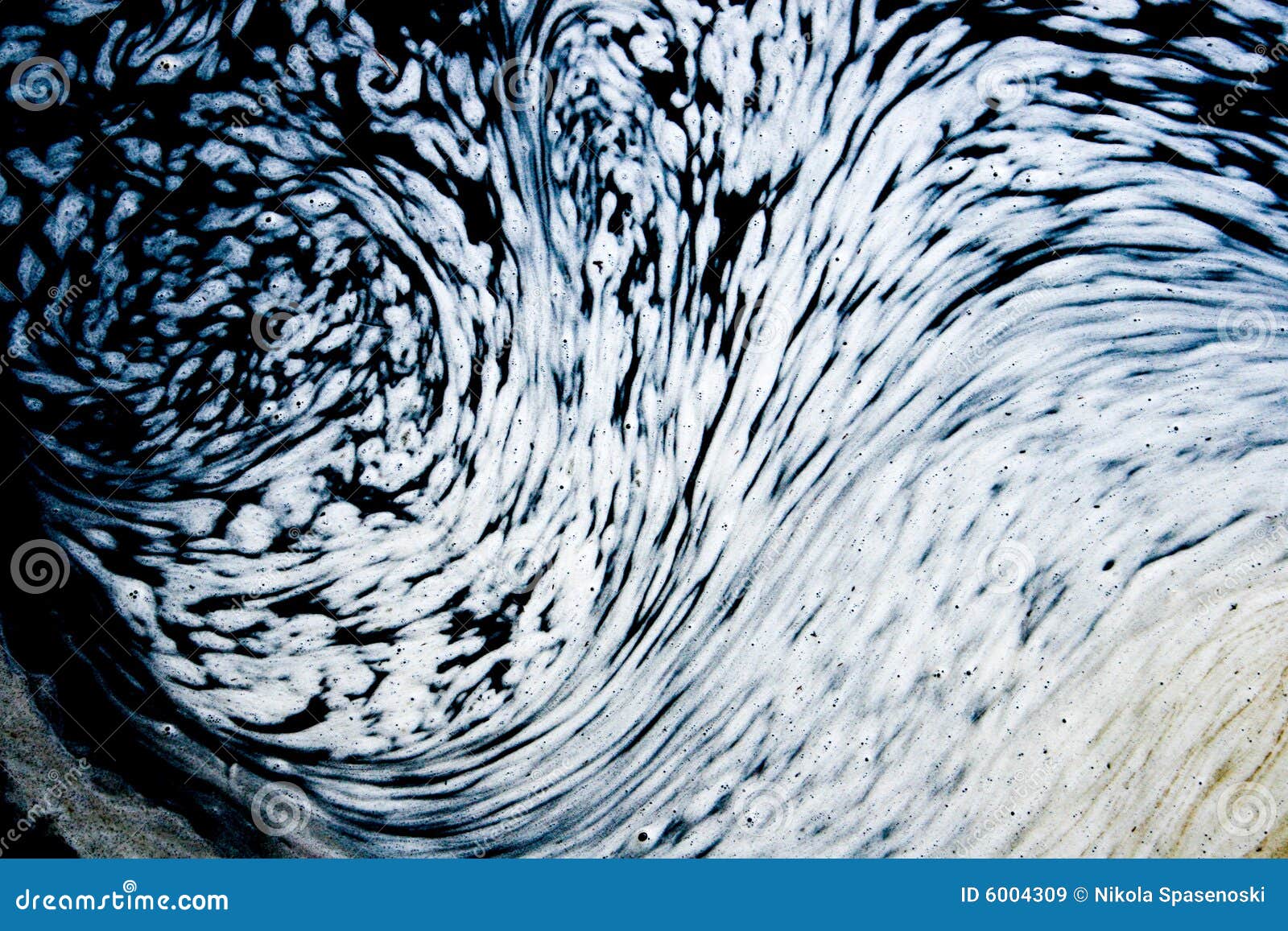 Water Foam Texture, Rough Water On The River, Natural Background, Flood ...