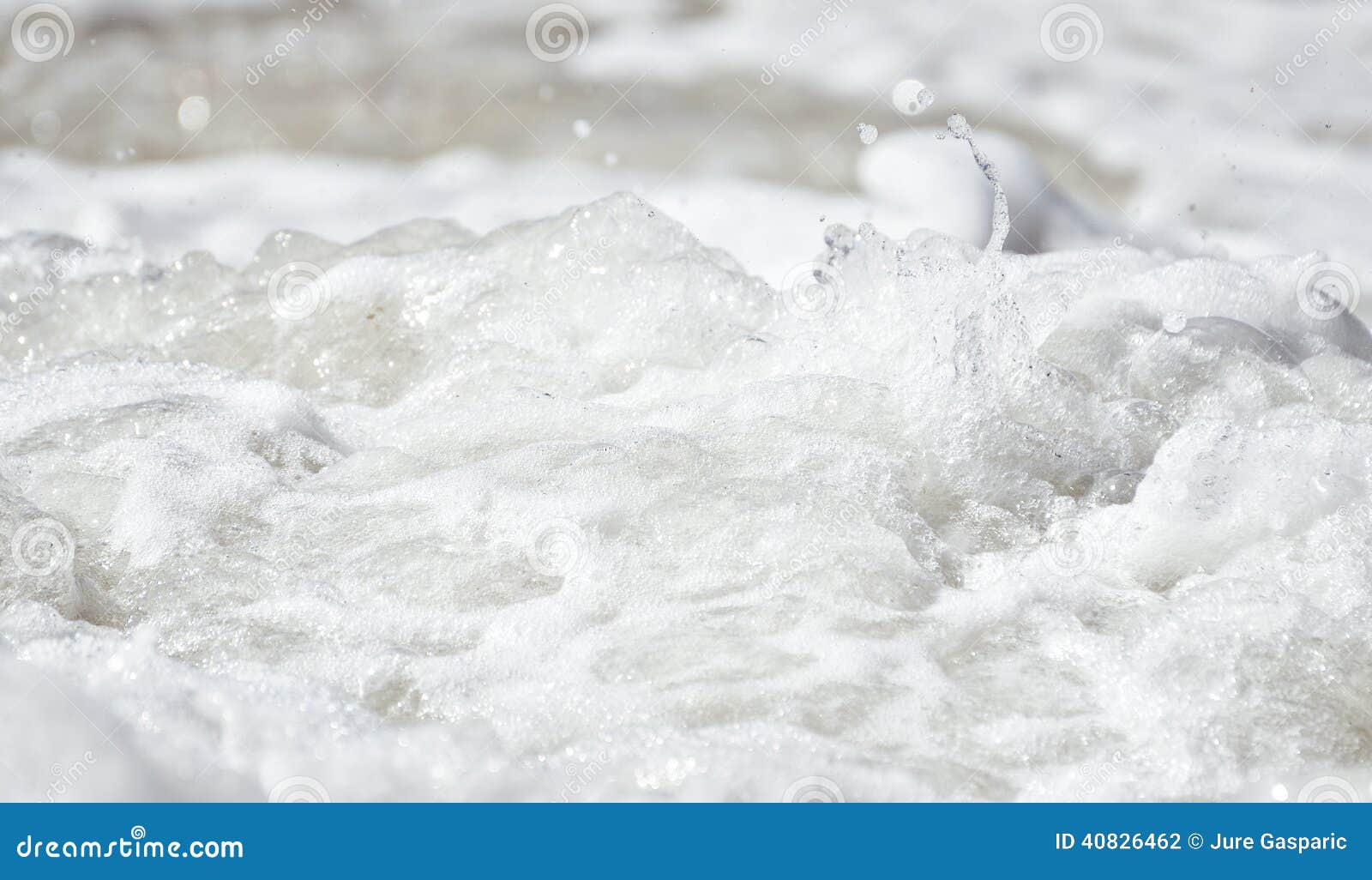 Water foam stock photo. Image of spray, croatia, beach - 40826462