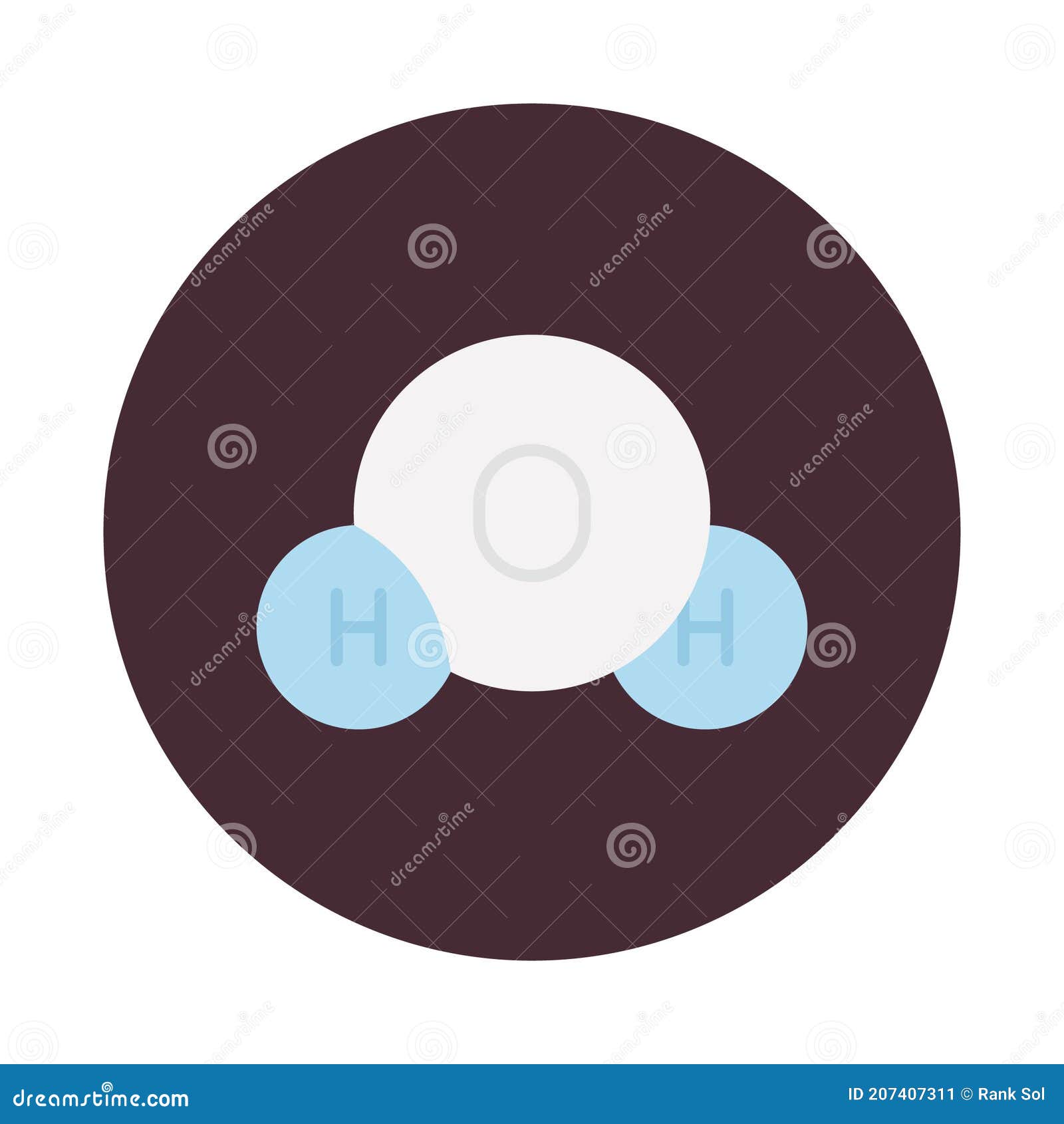 Water Formula Isolated Vector Icon that Can Be Easily Modified or ...