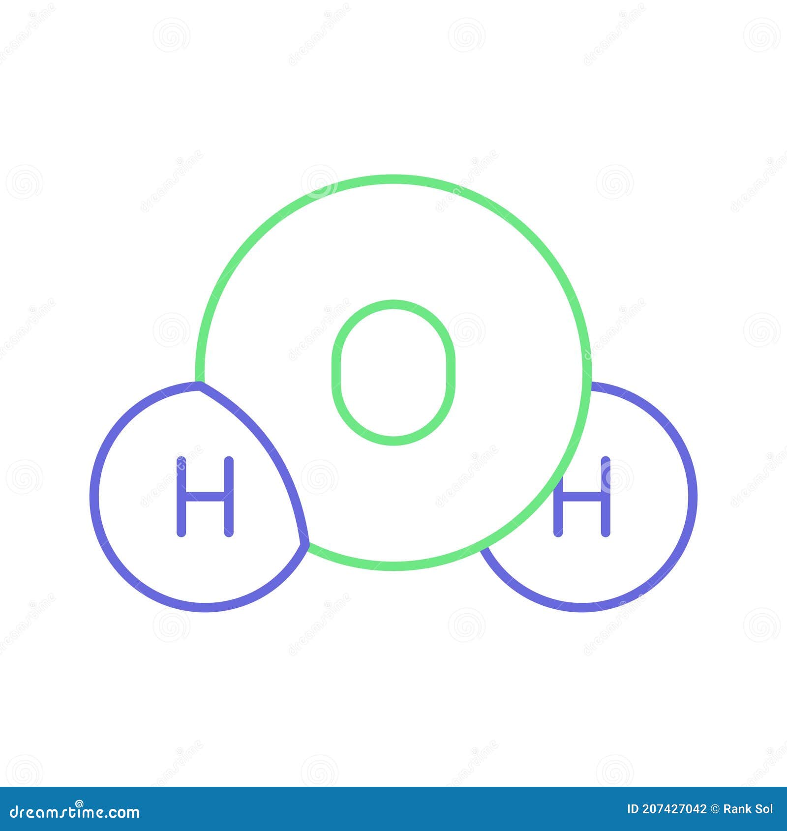 Water Formula Isolated Vector Icon that Can Be Easily Modified or ...