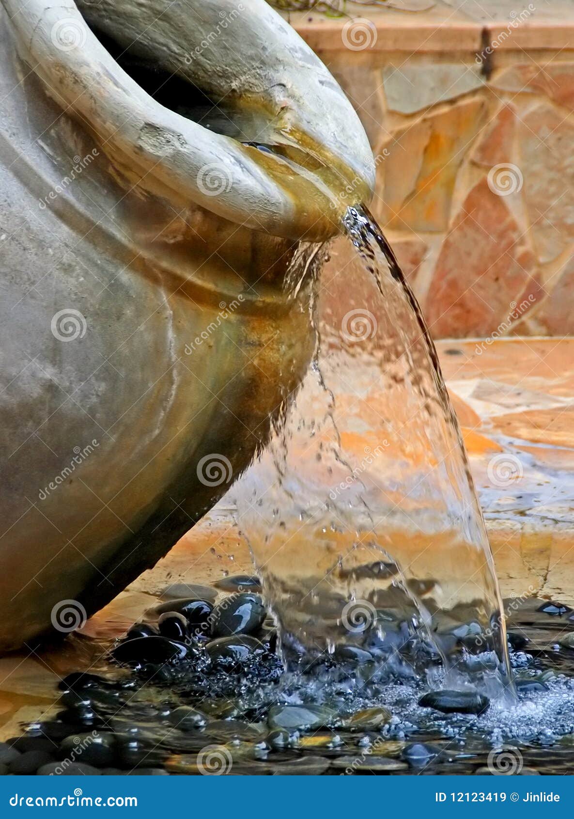 Water fountain stock image. Image of centerpiece, water - 12123419