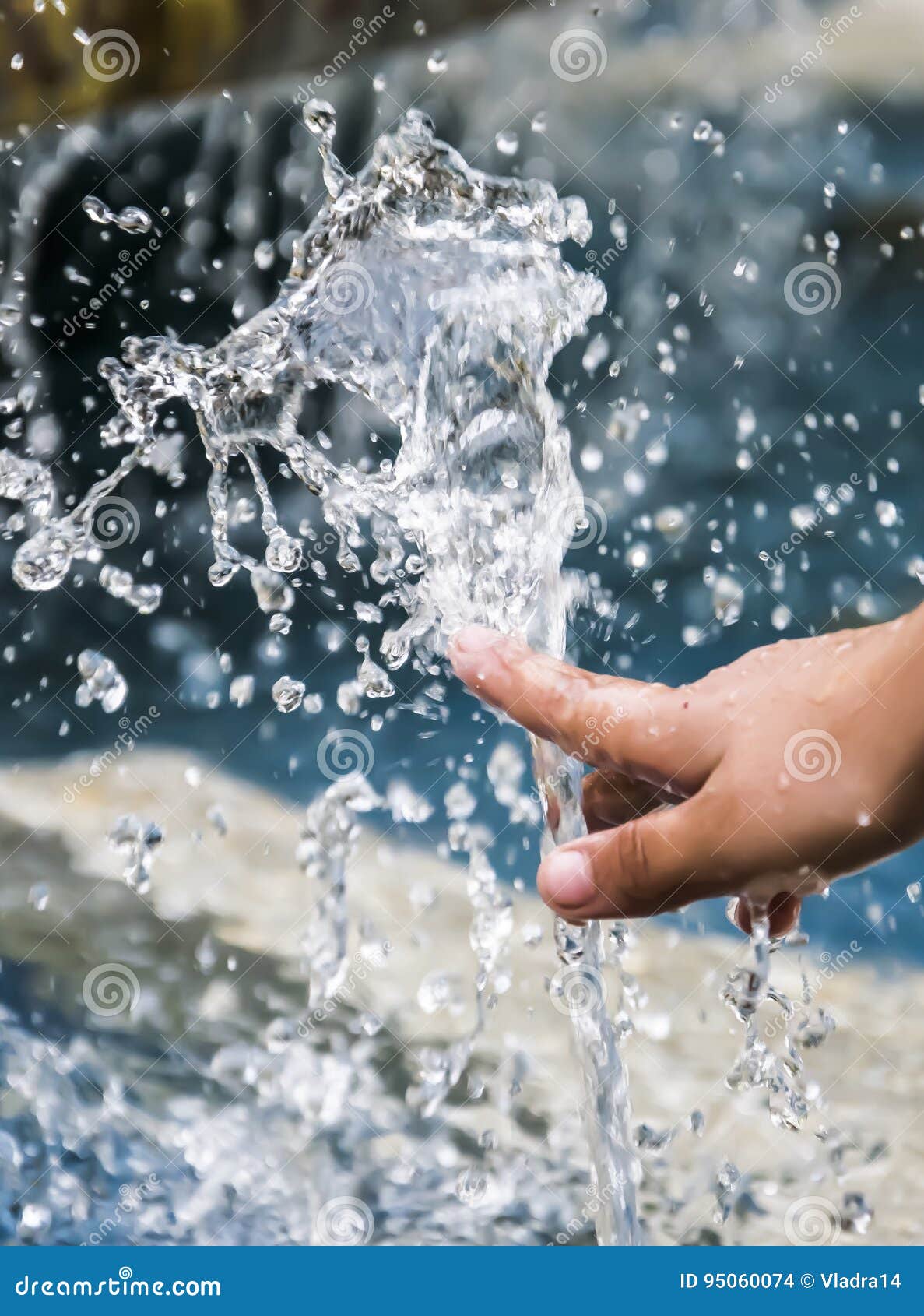 Water fountain stock photo. Image of amusement, carefree - 95060074