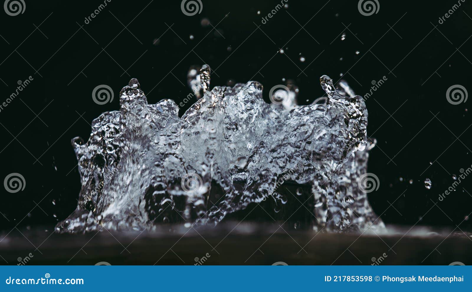 Water from Fountain with High Shutter Speed. Stock Photo - Image of ...