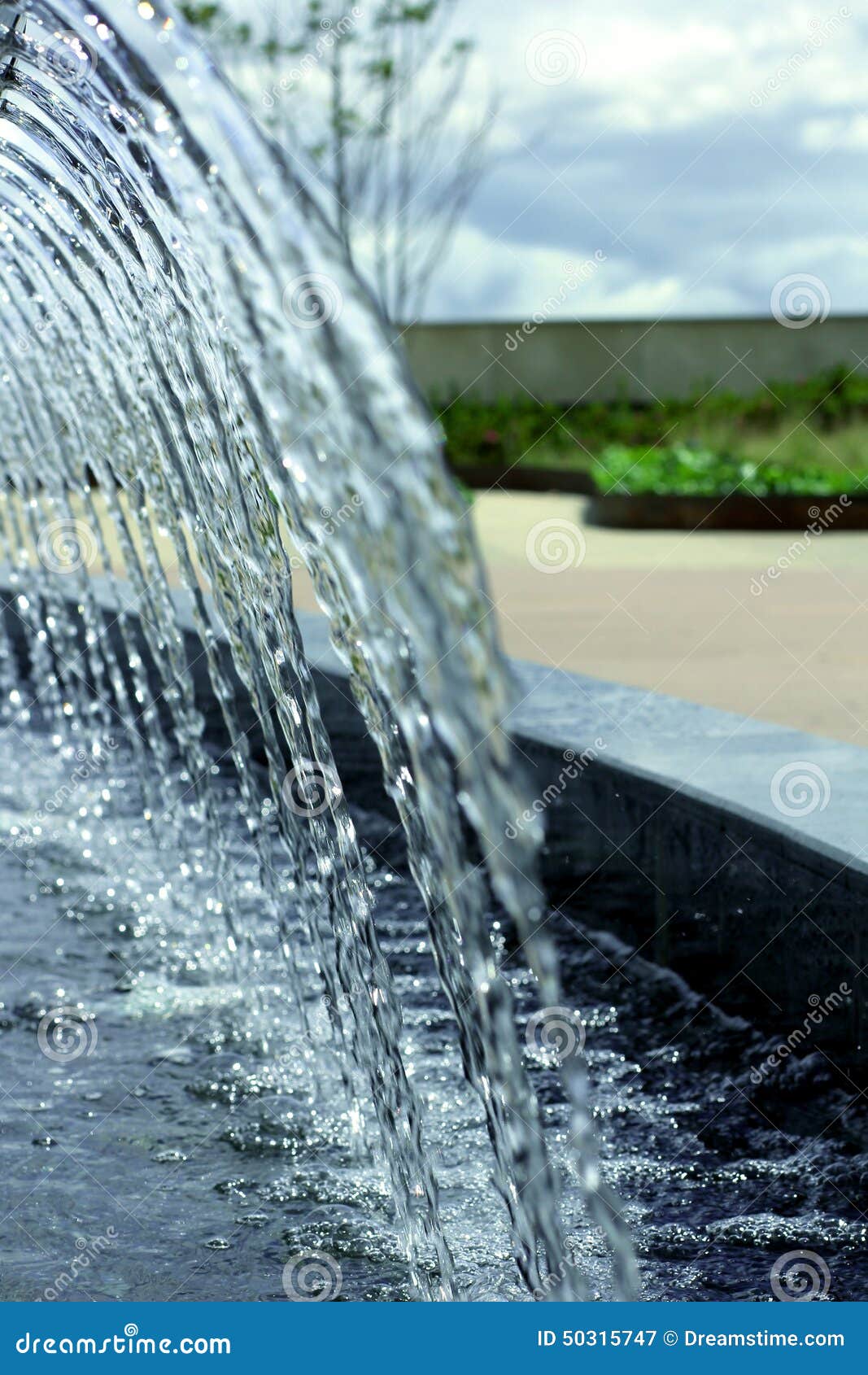 Water Fountain stock image. Image of pouring, afternoon - 50315747