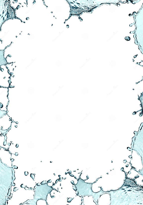 Water Frame stock image. Image of spray, flow, transparent - 25005157