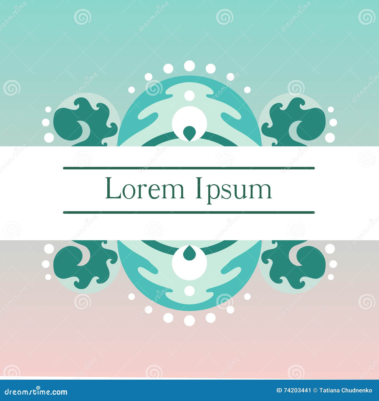 Water frame stock vector. Illustration of identity, drawing - 74203441