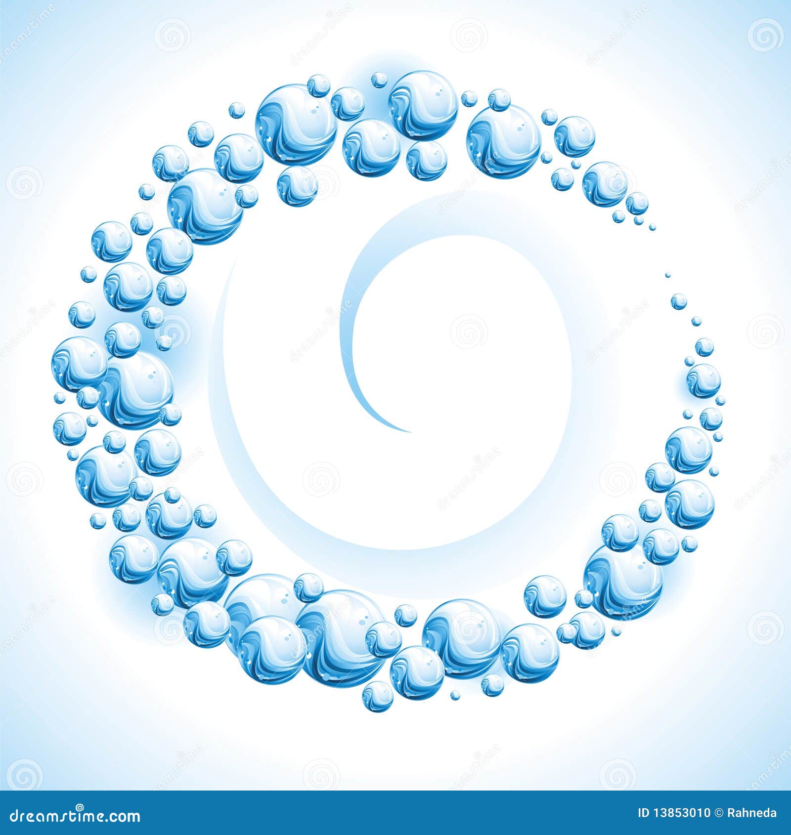 Water frame. Drop stock vector. Illustration of river - 13853010