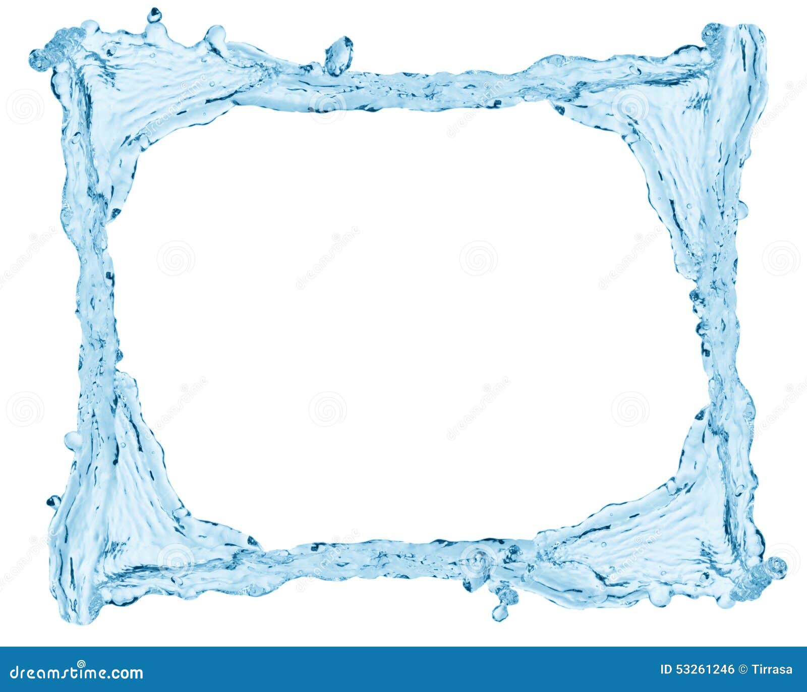 Water Border Frames Aqua Frame PNG Images Transparent Free Download