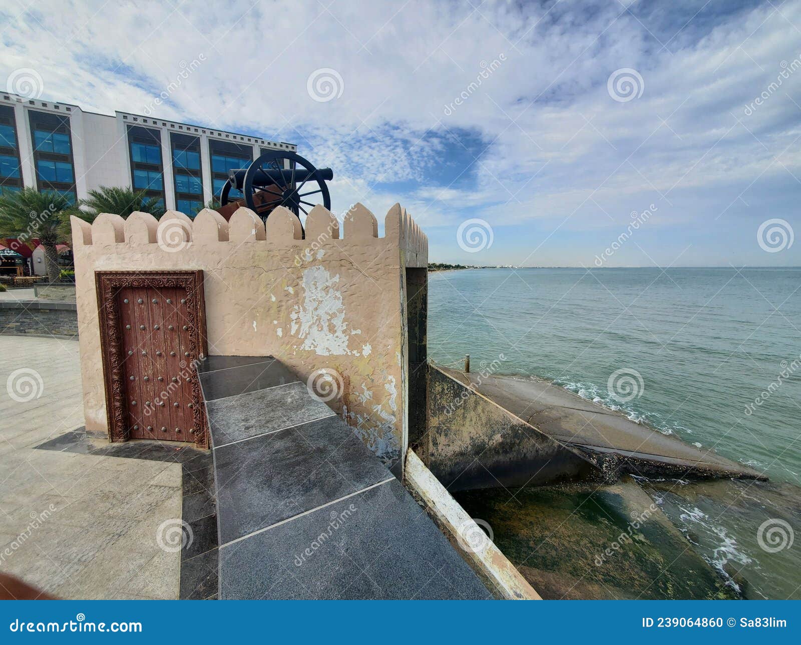 Water Front Sea in Sarooj, Muscat, Oman Stock Photo - Image of tourism ...