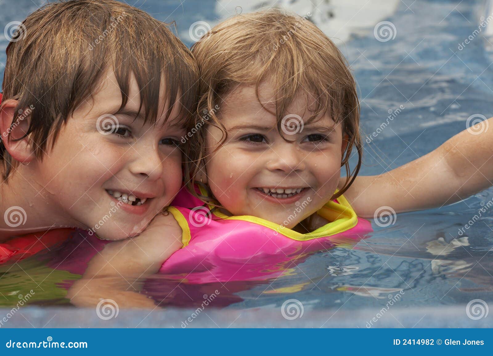 Water fun stock photo. Image of child, pool, innocence - 2414982