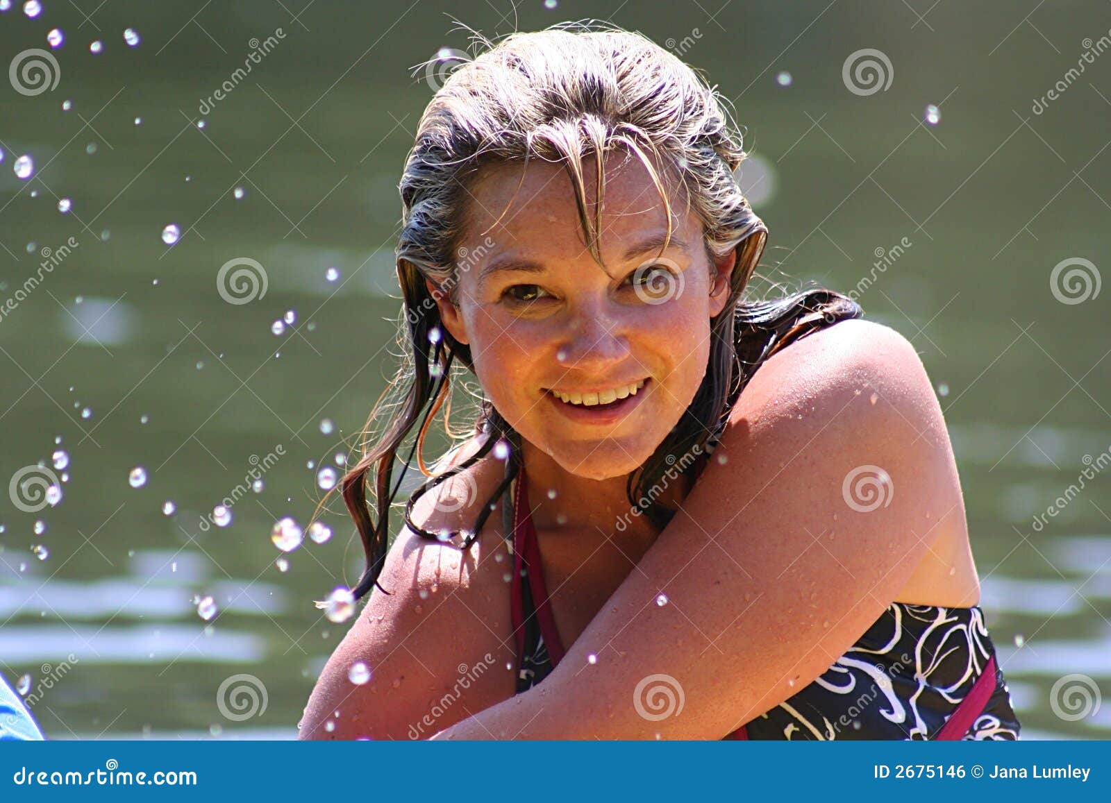 Water Fun stock photo. Image of active, woman, outdoors - 2675146