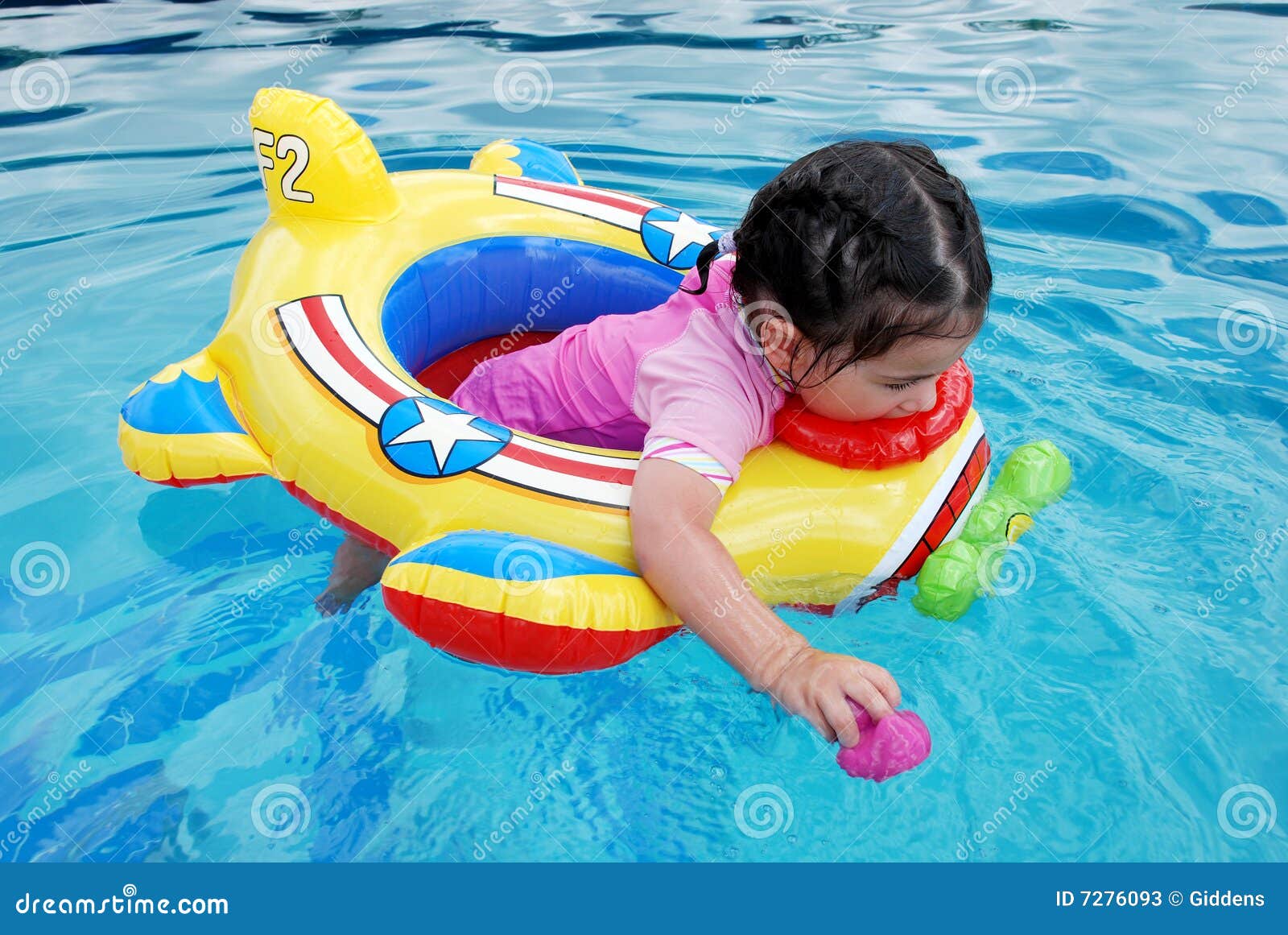Water fun stock image. Image of water, cute, swim, float - 7276093