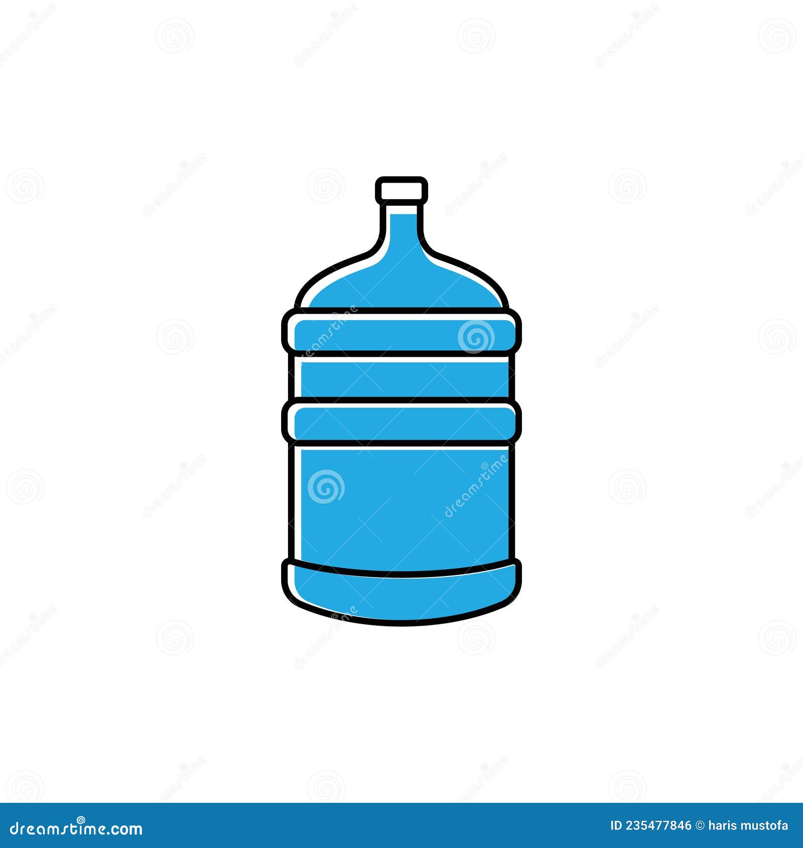 Water Gallon Icon Design Template Vector Isolated Illustration Stock ...
