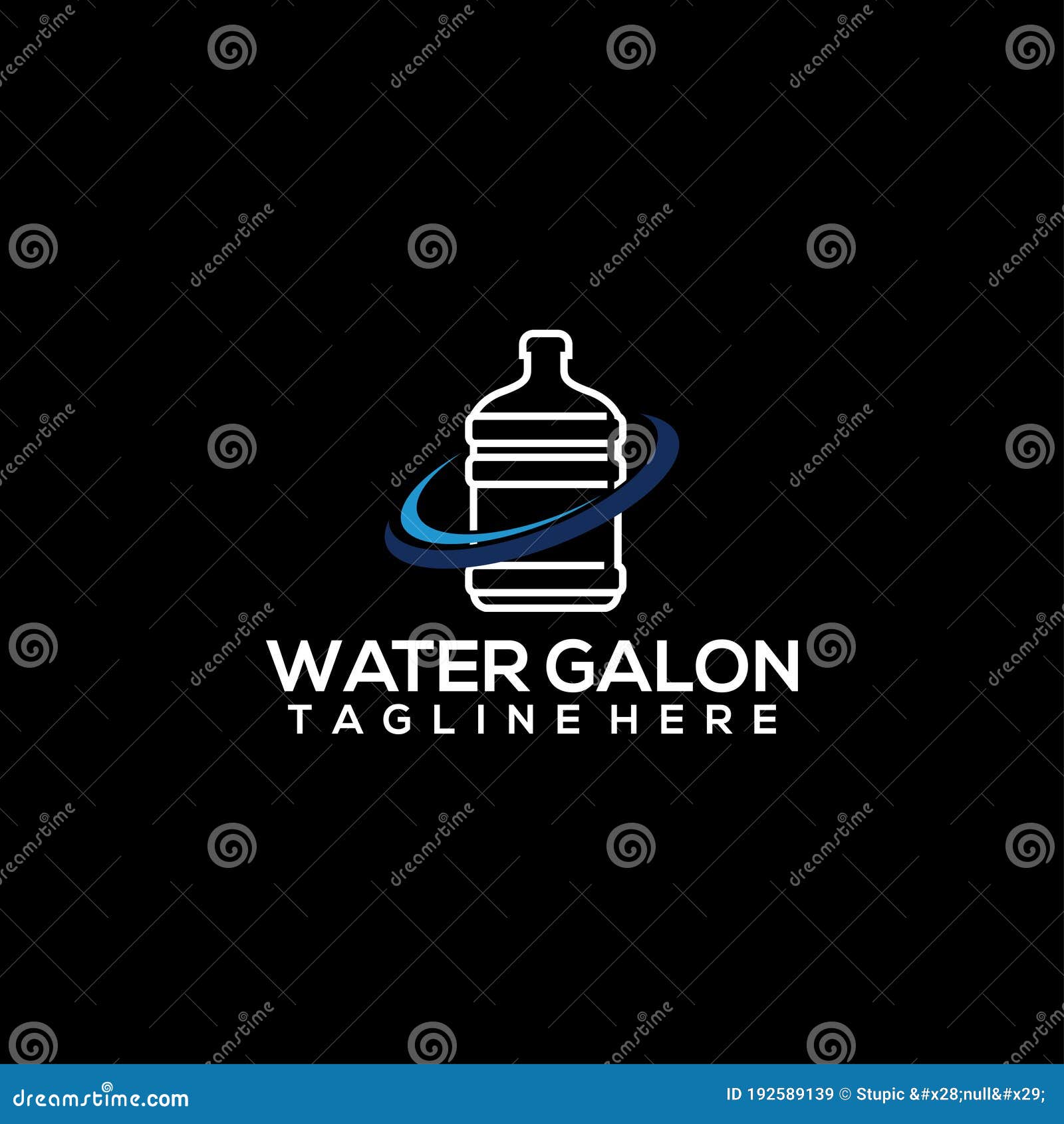 Water Gallon Logo Concept Vector Stock Vector - Illustration of liquid ...