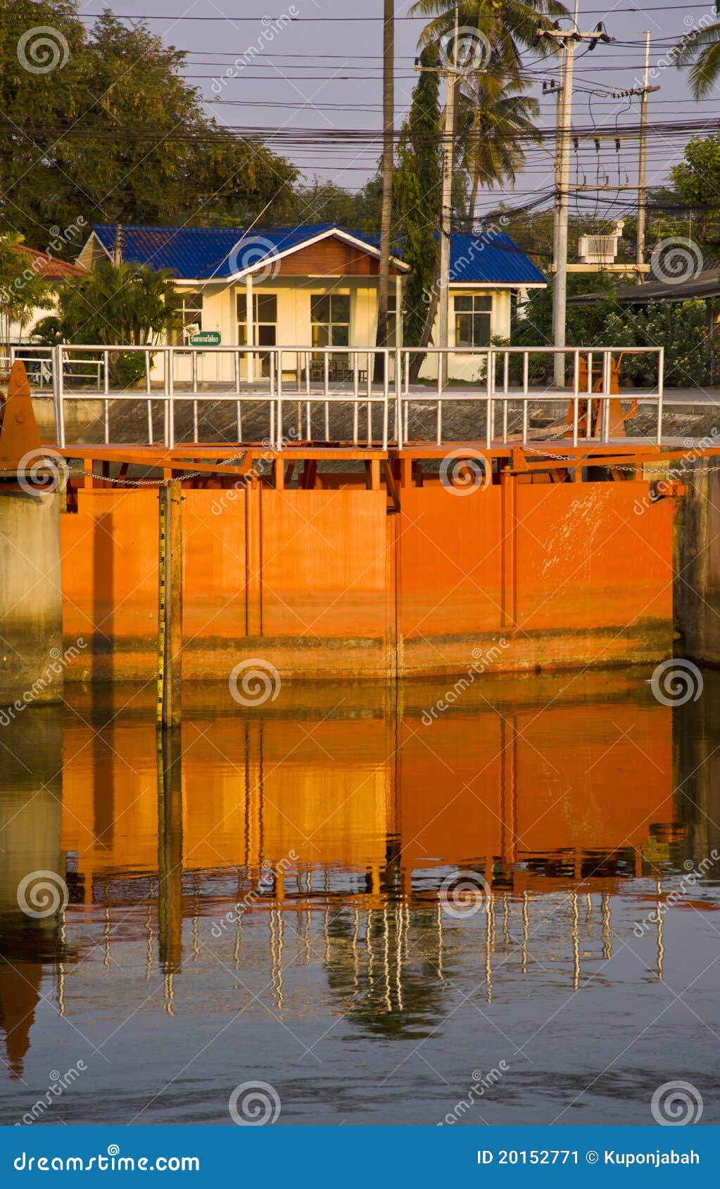 Water gate stock image. Image of generation, landscape - 20152771