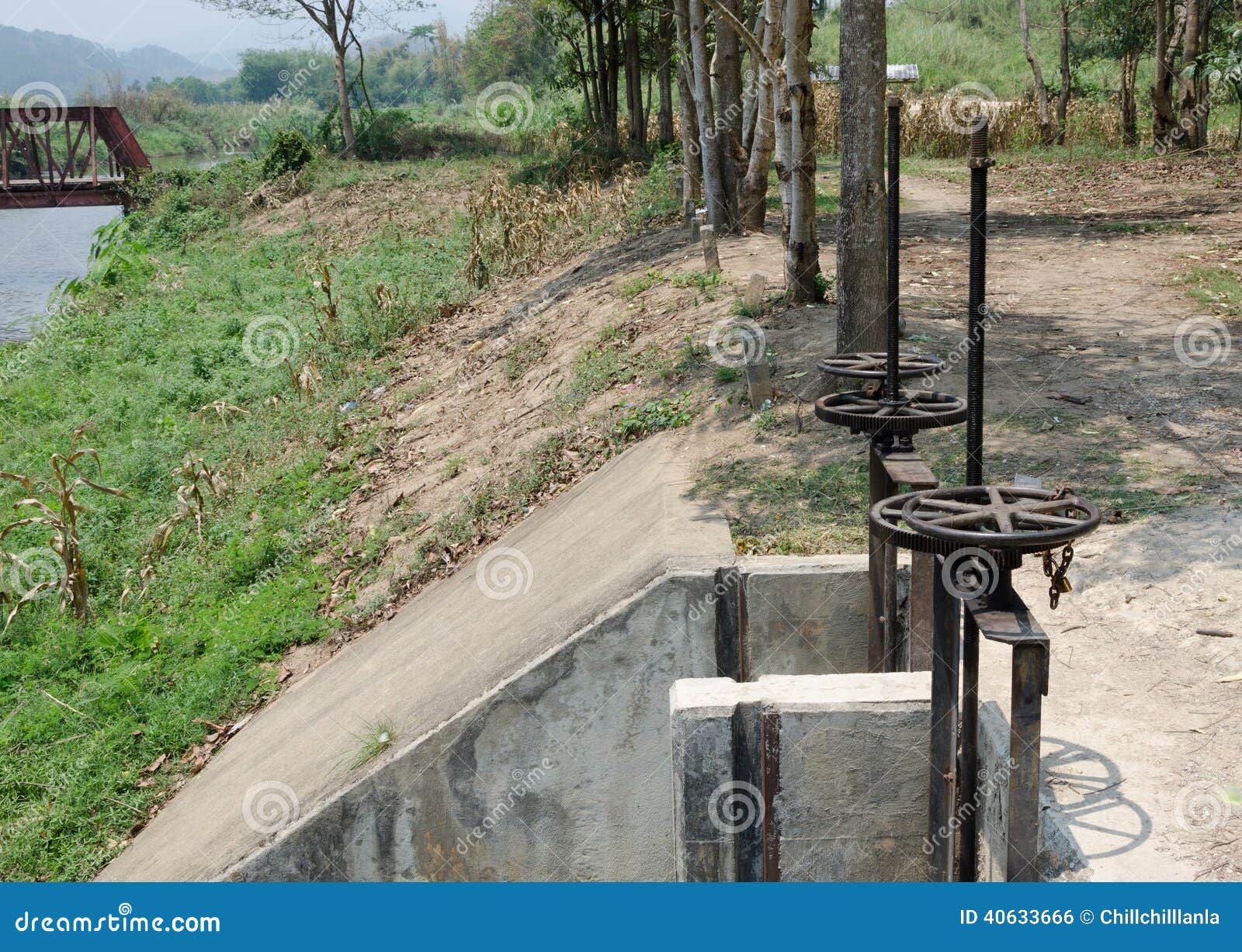 Water gate stock photo. Image of water, flowing, electric - 40633666