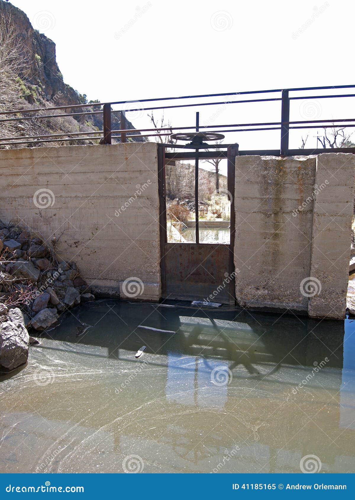 Water Gate stock image. Image of gate, water, steel, river - 41185165