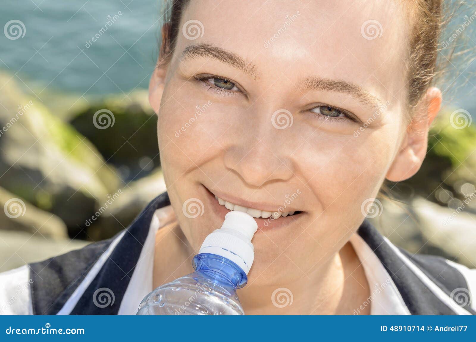 Water girl stock photo. Image of build, fitness, femininity - 48910714