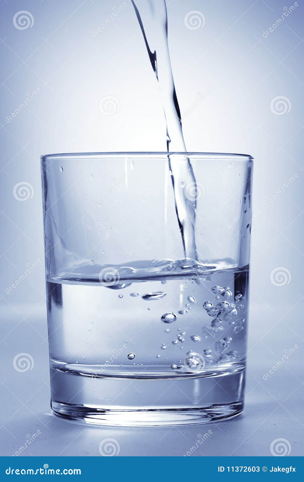 Water in a glass stock image. Image of cube, blue, health - 11372603