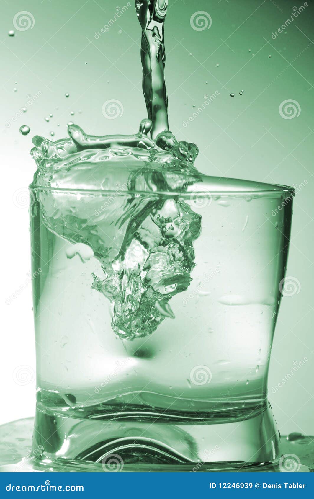 Water in glass stock image. Image of splashing, ripple - 12246939