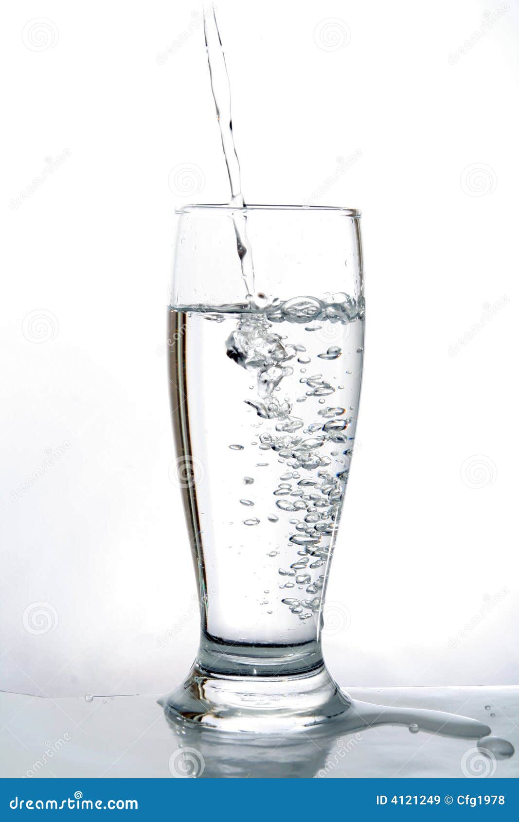 Water glass stock image. Image of vitality, refreshment - 4121249