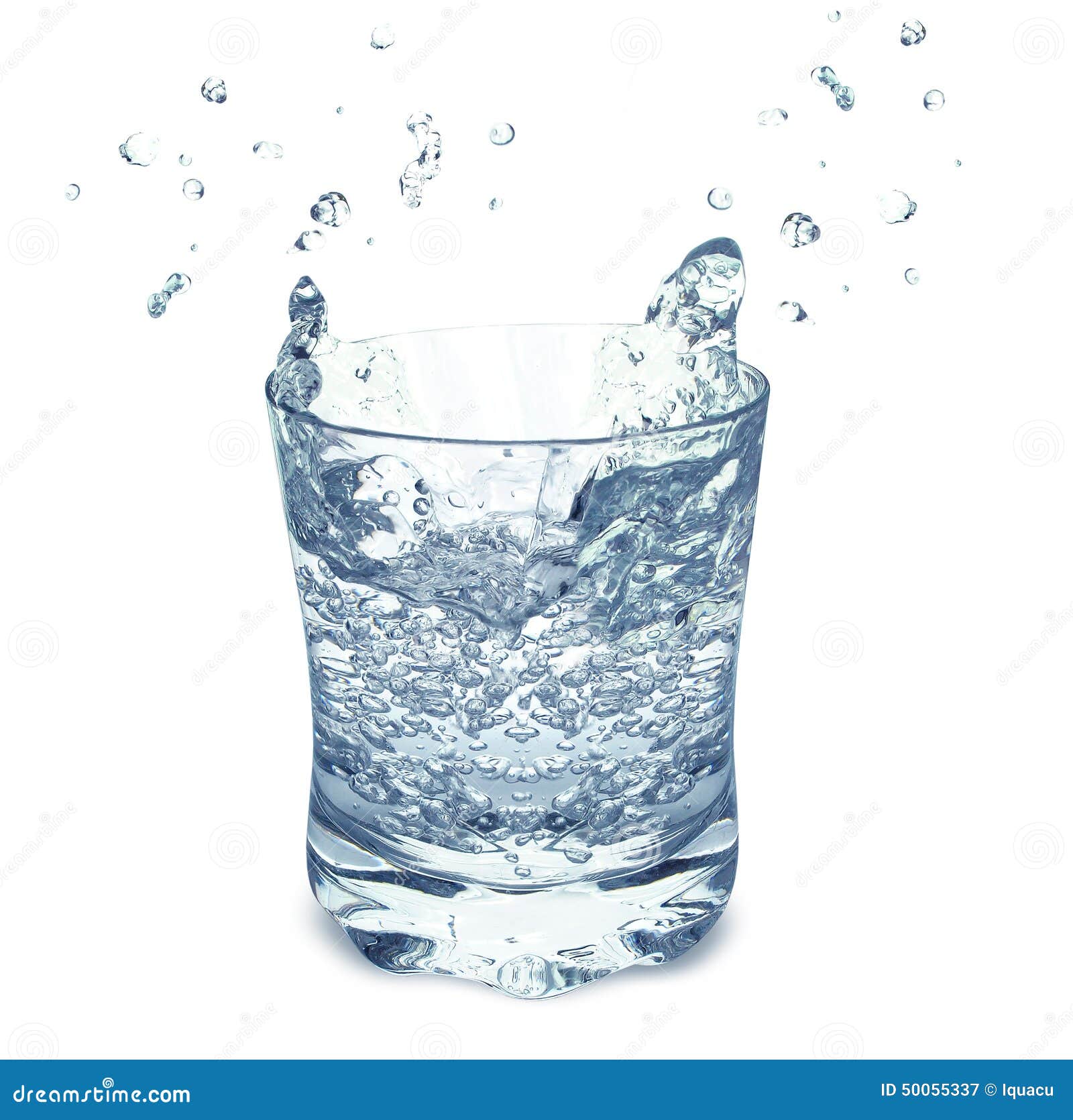 Water in a glass stock image. Image of splash, motion - 50055337