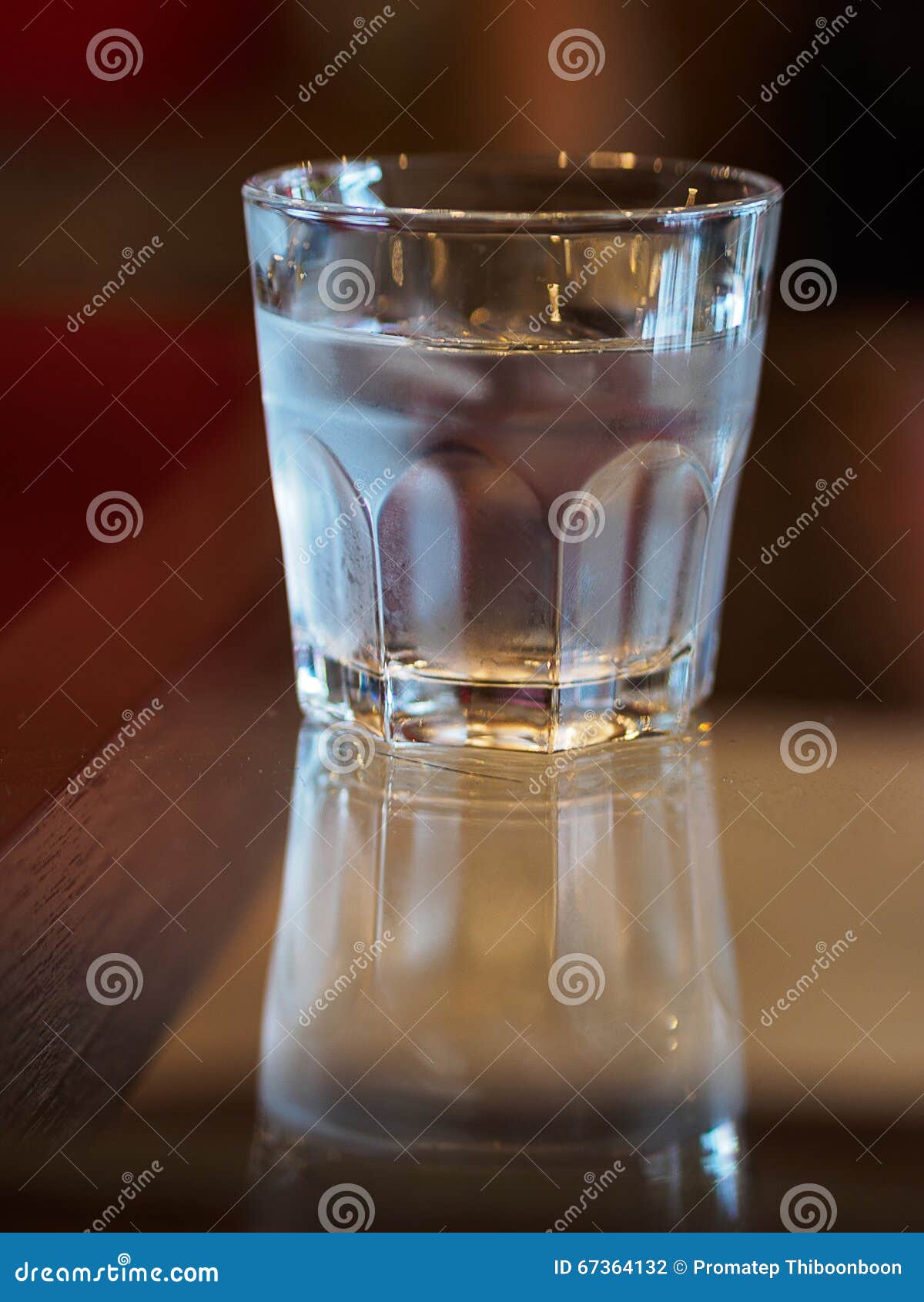 Water glass on table stock photo. Image of fresh, liquid - 67364132