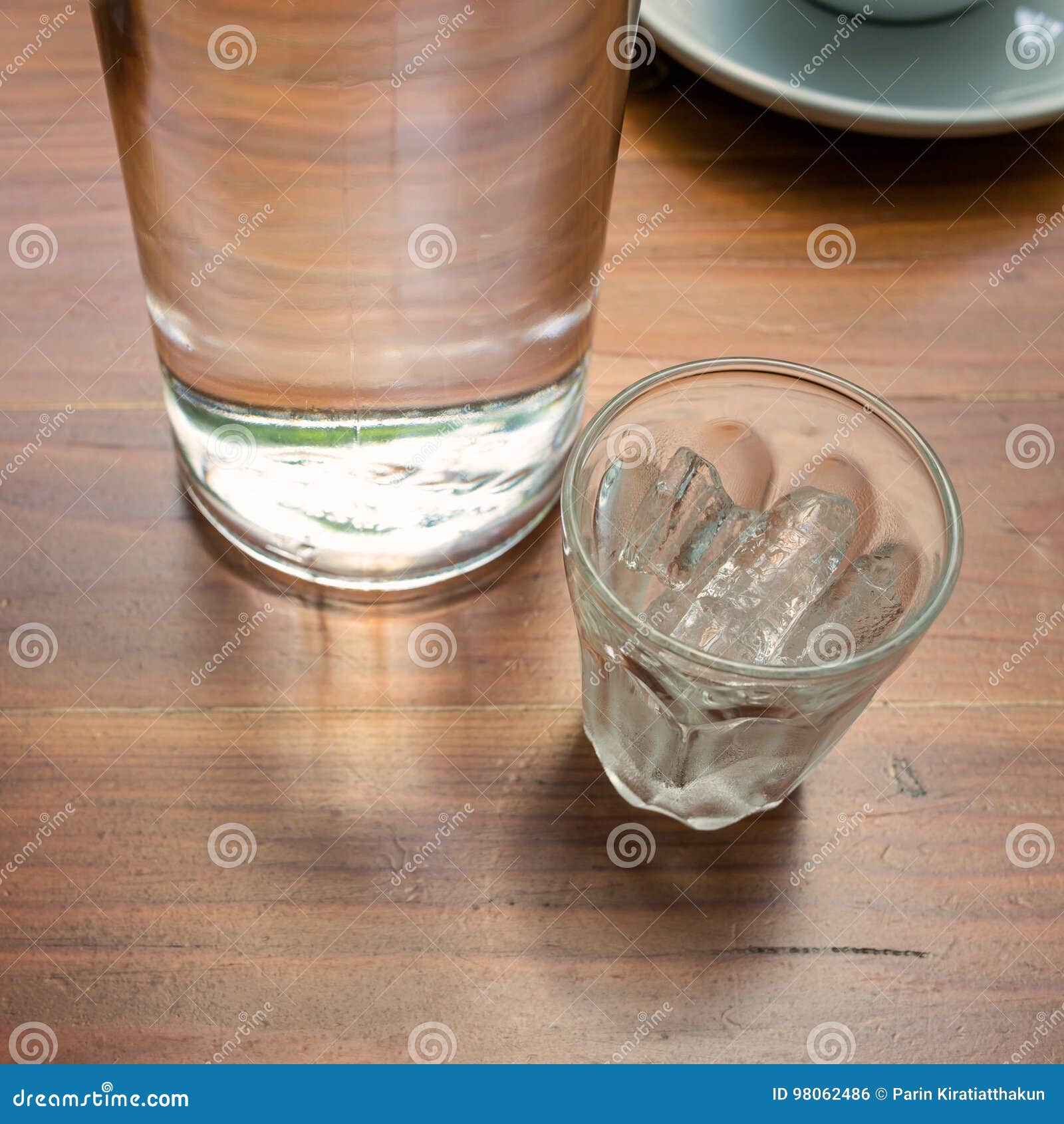 Water glass on the table stock photo. Image of object - 98062486
