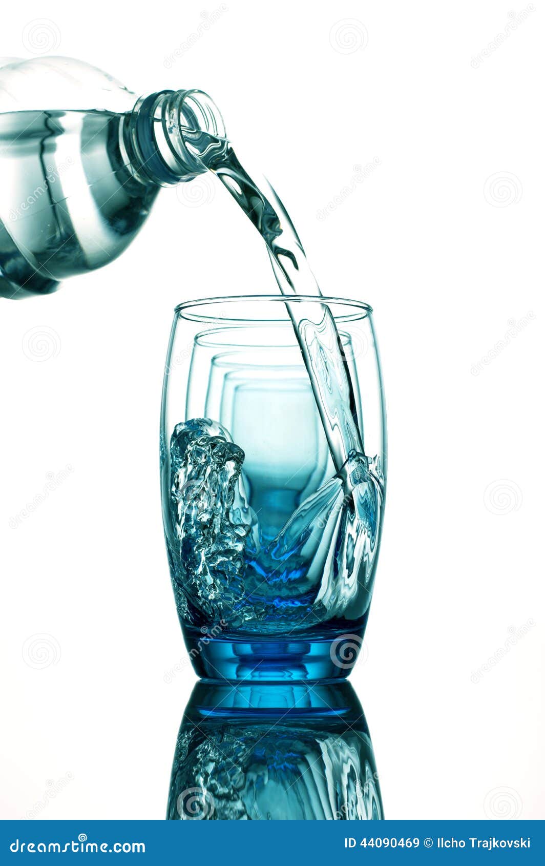 Water Glasses stock image. Image of blue, object, design - 44090469