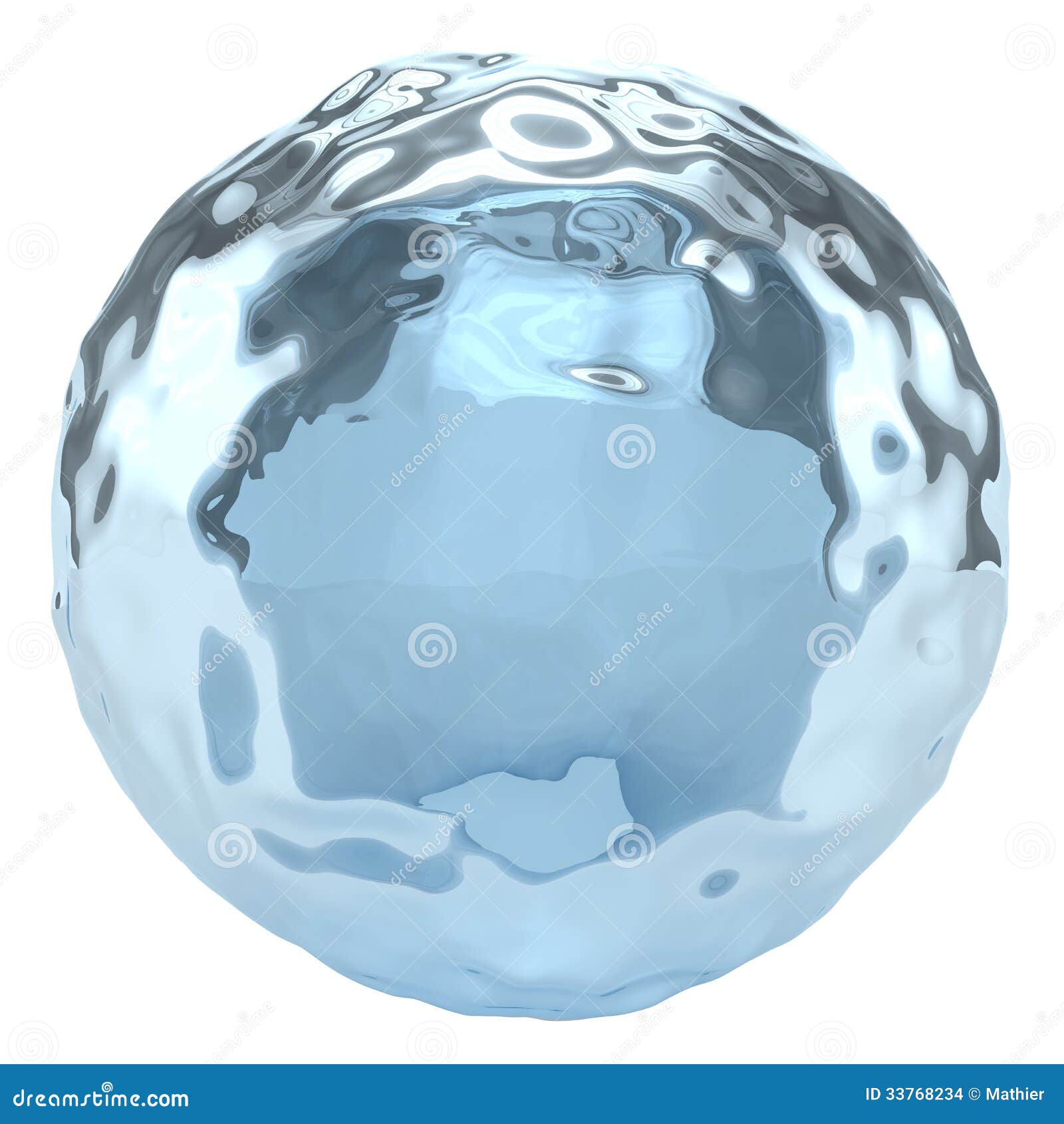 Water Globe - Isolated stock photo. Illustration of globe - 33768234
