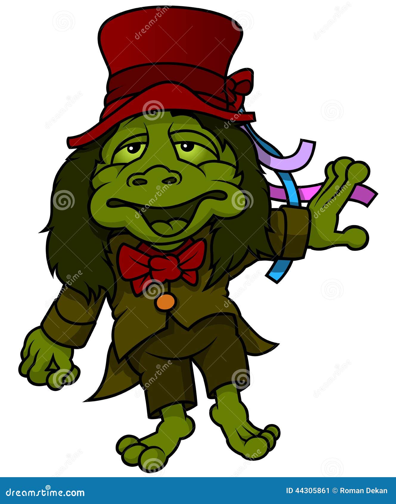 Water Goblin stock vector. Illustration of cartoon, vector - 44305861