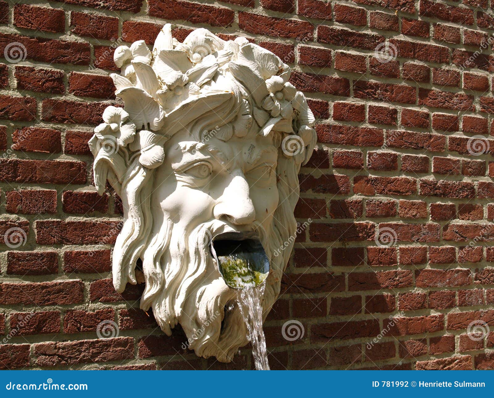 Water God spewing stock photo. Image of castle, spewing - 781992