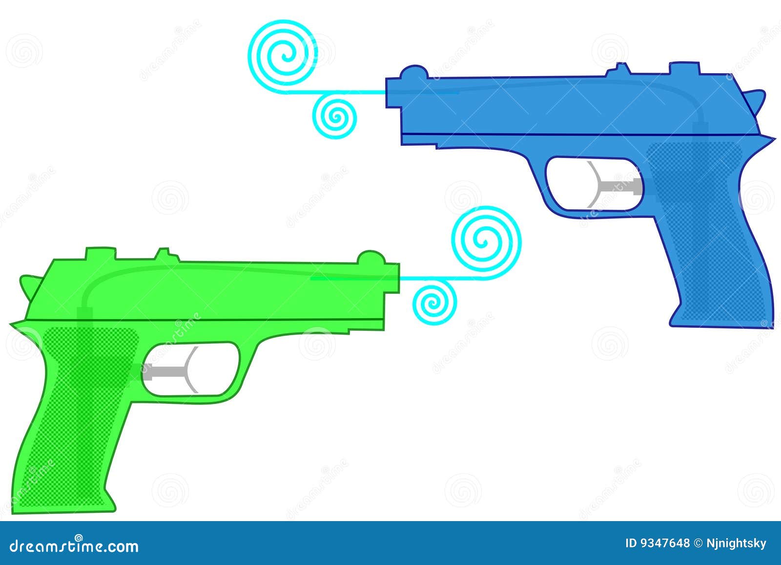 Toy Water Guns. Funny Toy Gun Squirt Wet Spray, Kids Watergun Splash ...