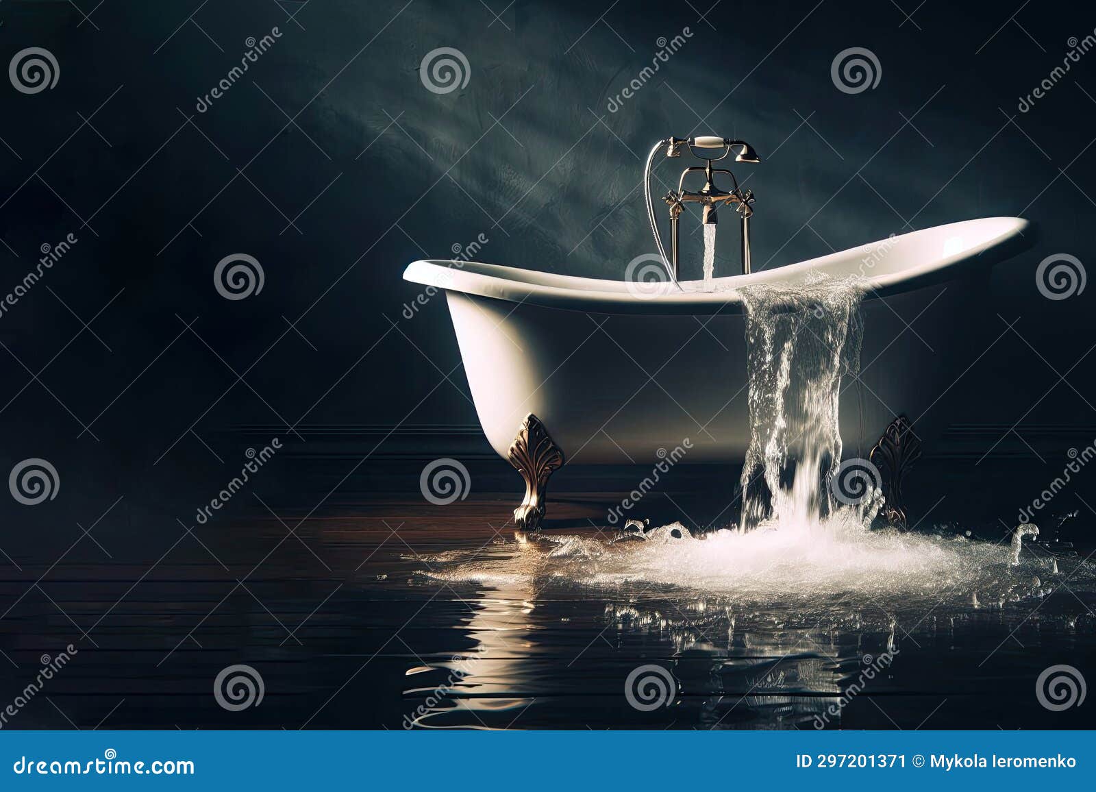 Sink Overflowing Icon Vector Illustration | CartoonDealer.com #124192486