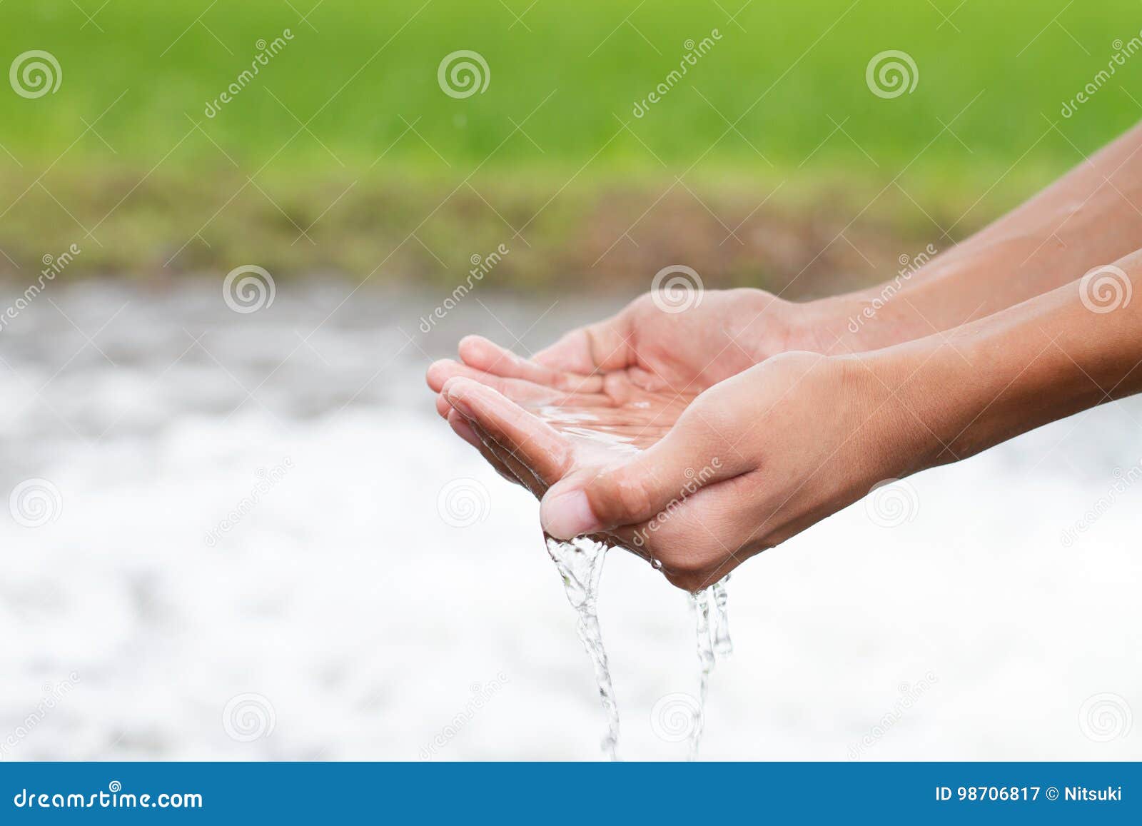 Water in hand stock image. Image of crisis, purity, help - 98706817