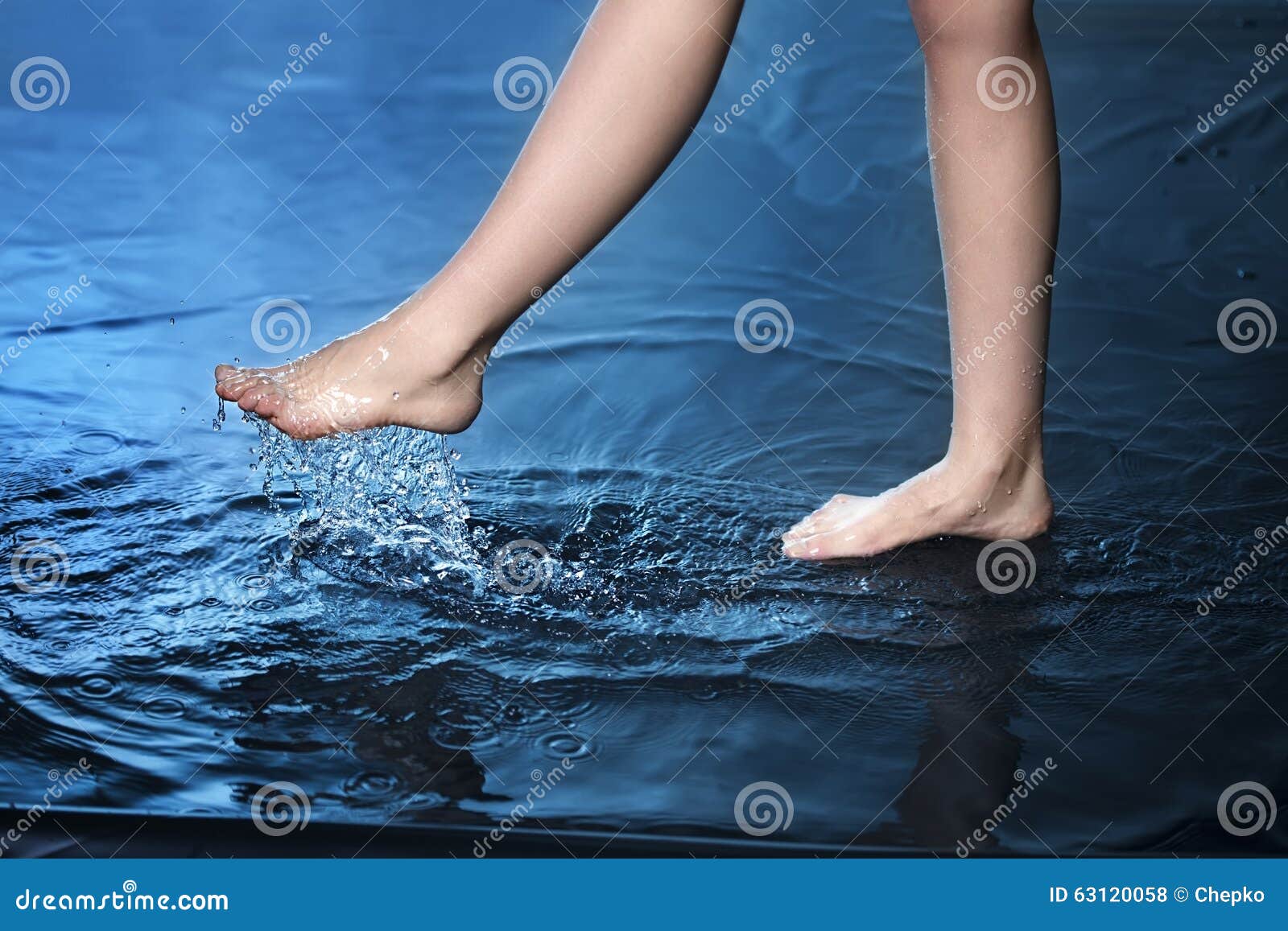 Water in hand stock photo. Image of reflection, pamper - 63120058