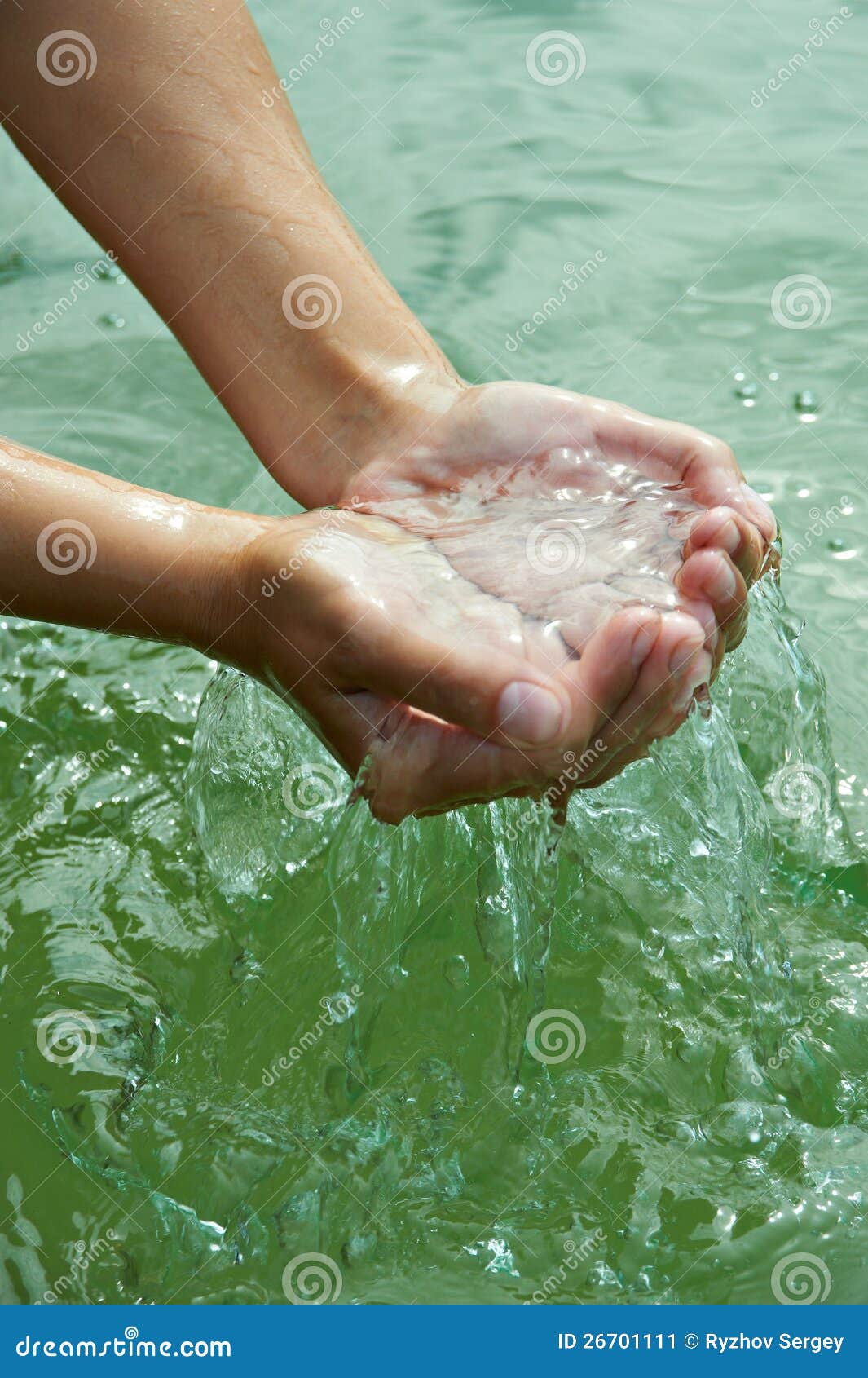 Water in hands stock image. Image of natural, aqua, protection - 26701111