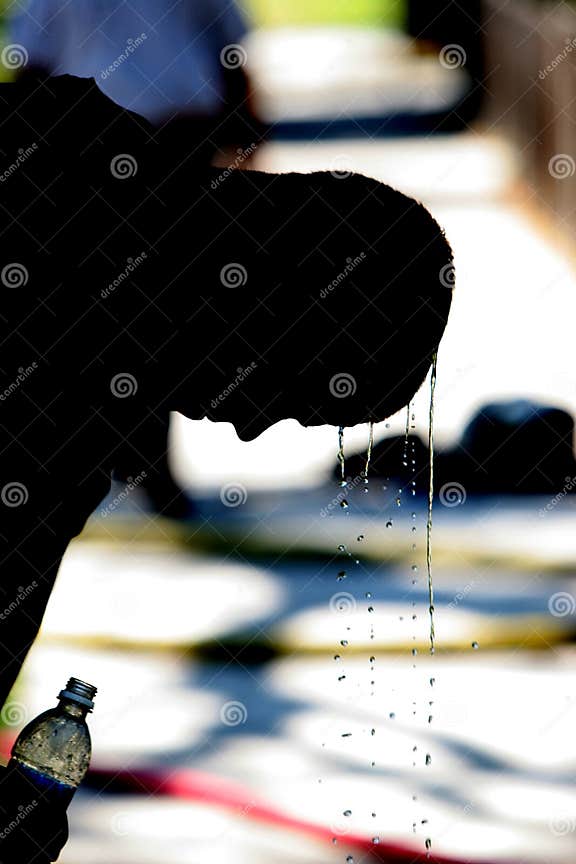 Water Head stock photo. Image of person, heat, shadow - 1561382