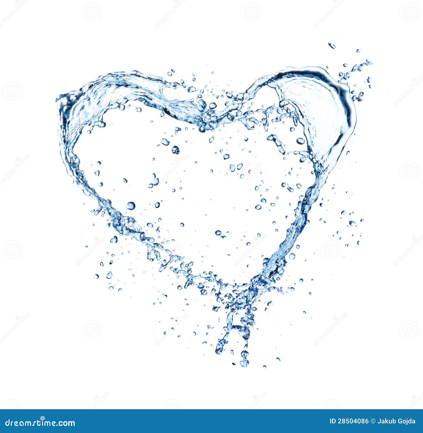 Water heart stock photo. Image of bubble, health, macro - 28504086