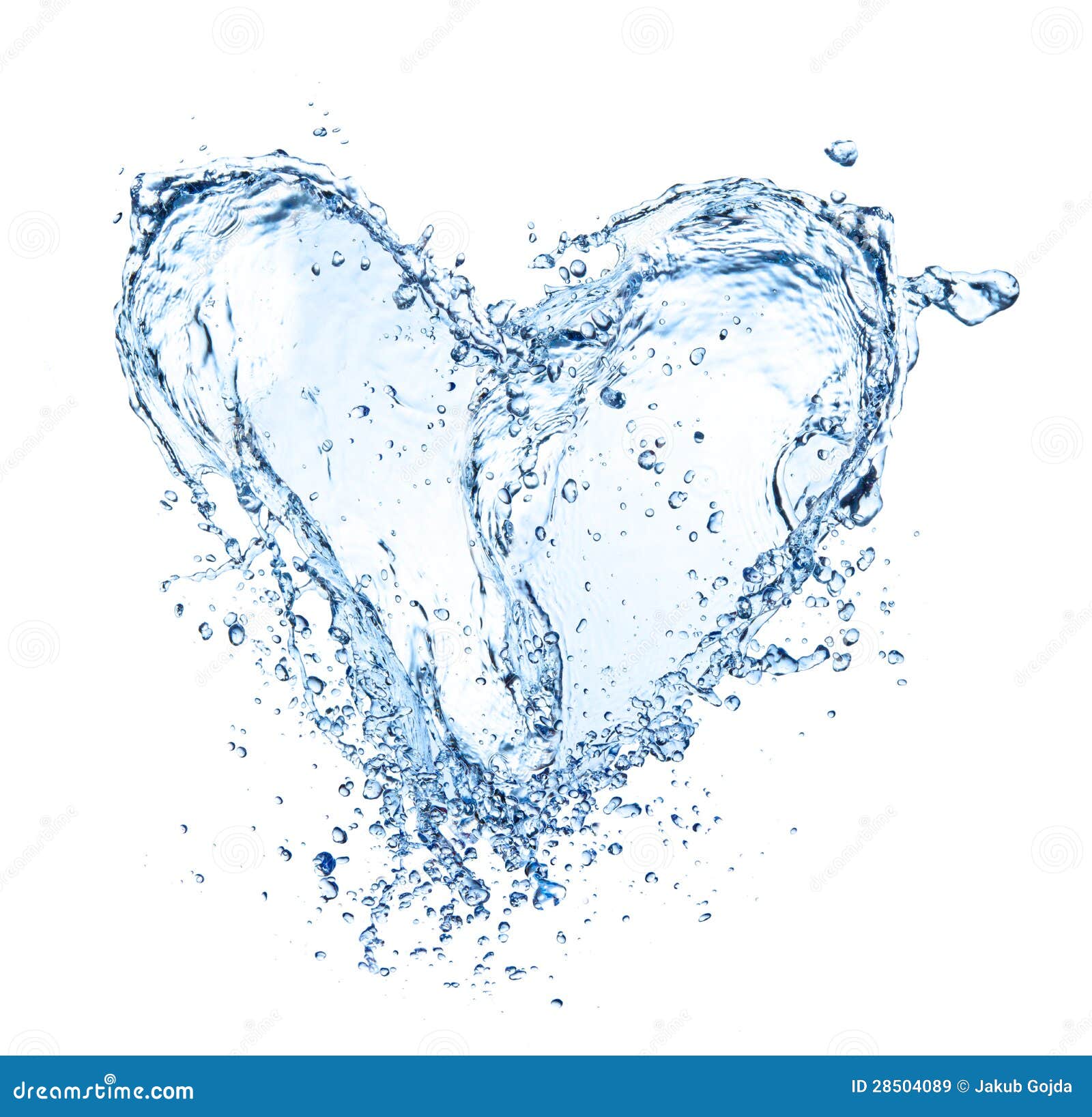 Water heart stock image. Image of freshness, love, isolated - 28504089
