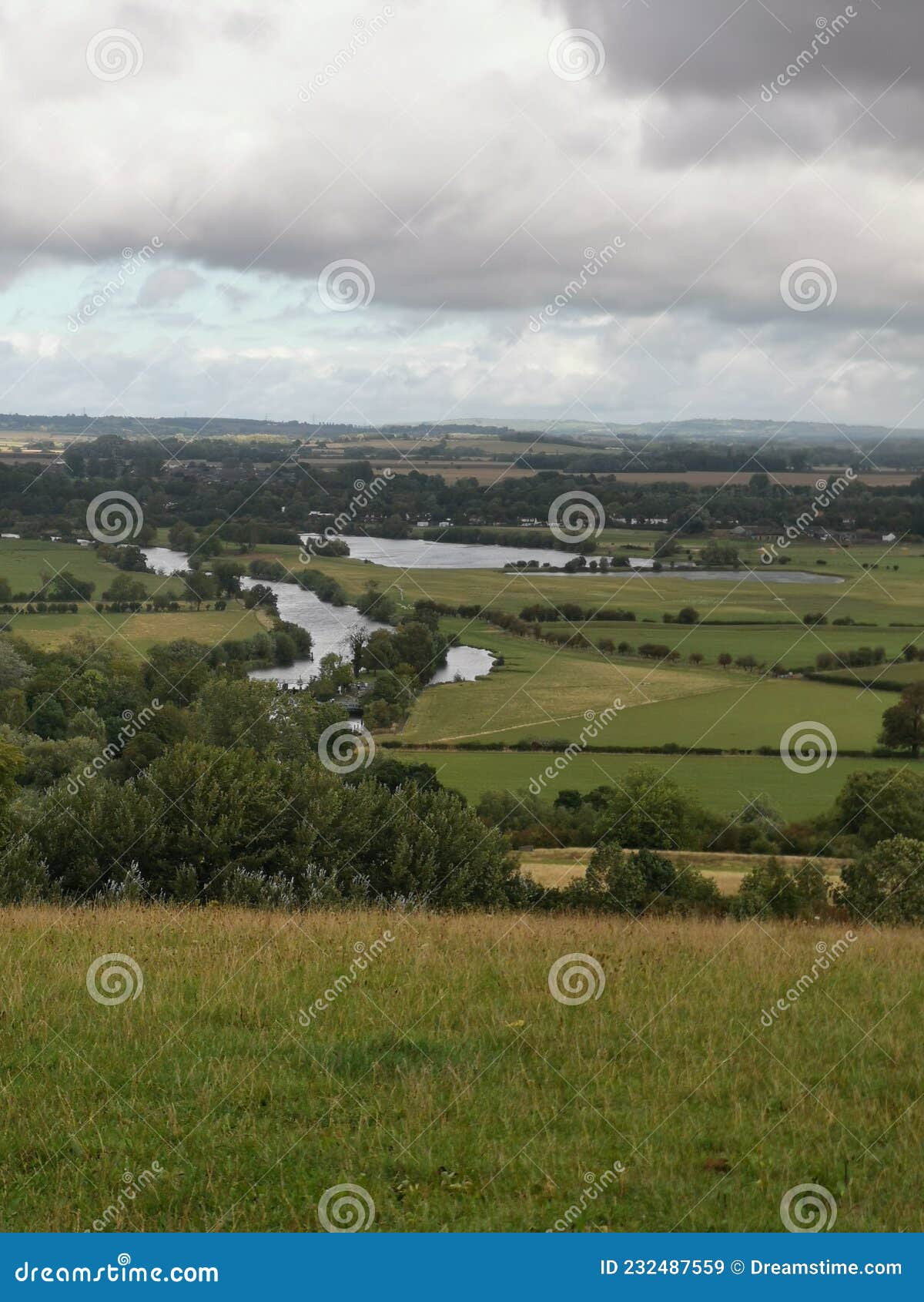 Water hill landscape stock image. Image of hill, agriculture - 232487559