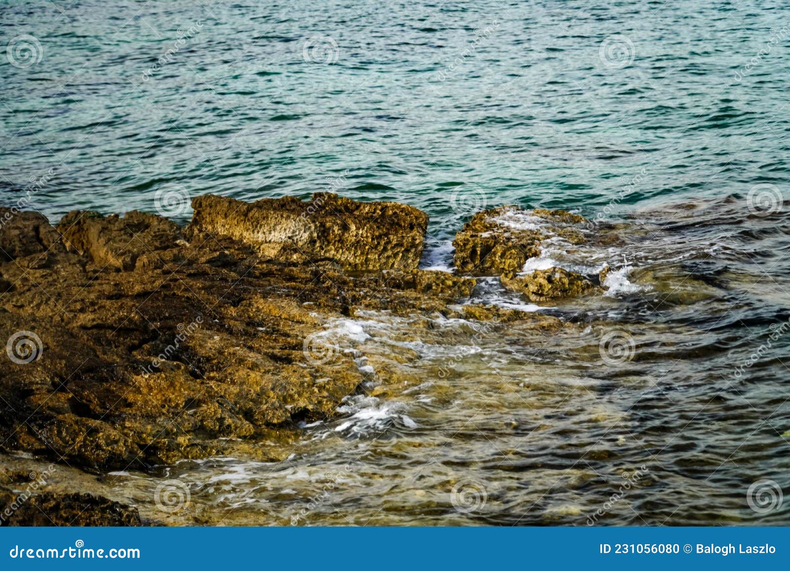Water Hitting the Rocks , the Sea Waves Stock Photo - Image of clouds ...